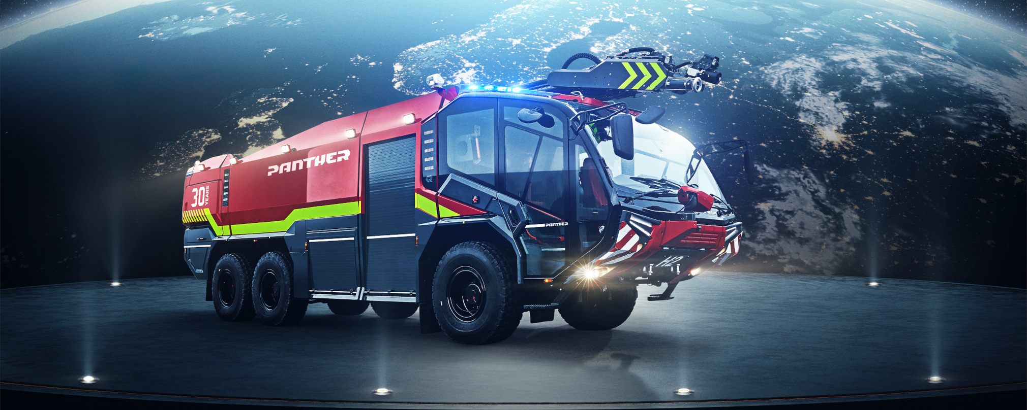 Rosenbauer’s Electric Fire Truck Looks Like It Just Landed From Mars ...