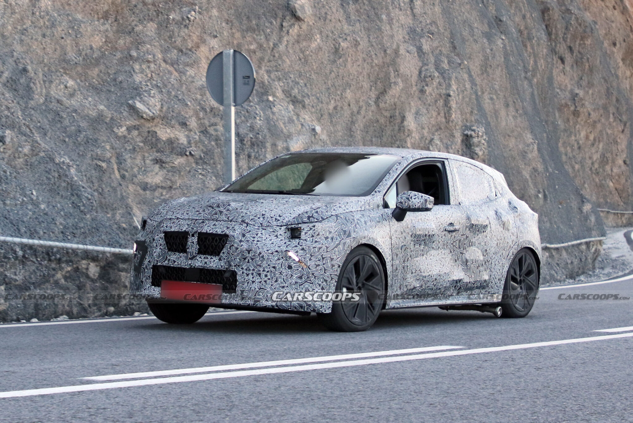 2026 Renault Clio Spied For The First Time With Weird Side-Exit Exhaust ...