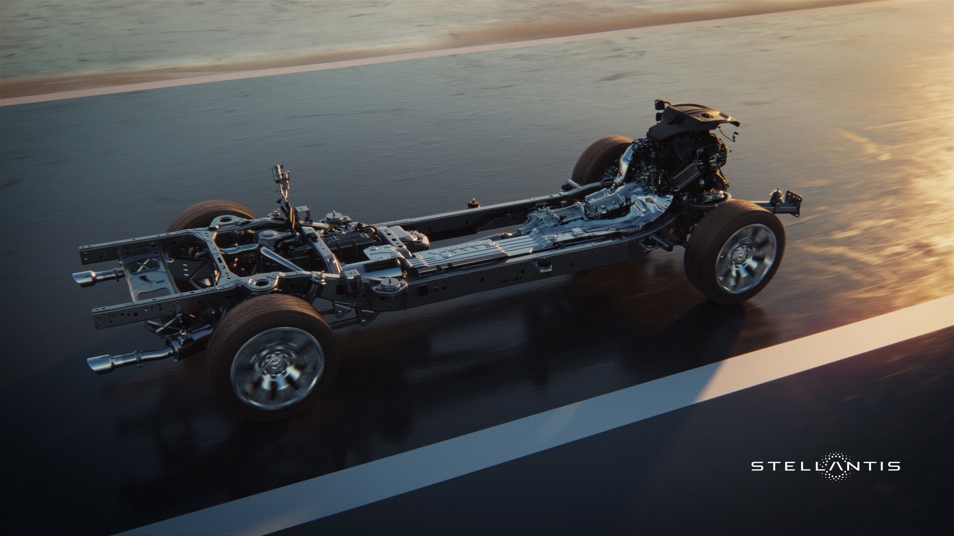 Stellantis Reveals New STLA Frame Supporting EVs, Hybrids, Hydrogen ...