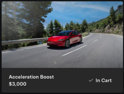 New Tesla Model 3 Long Range Gets Acceleration Boost Option In Some ...