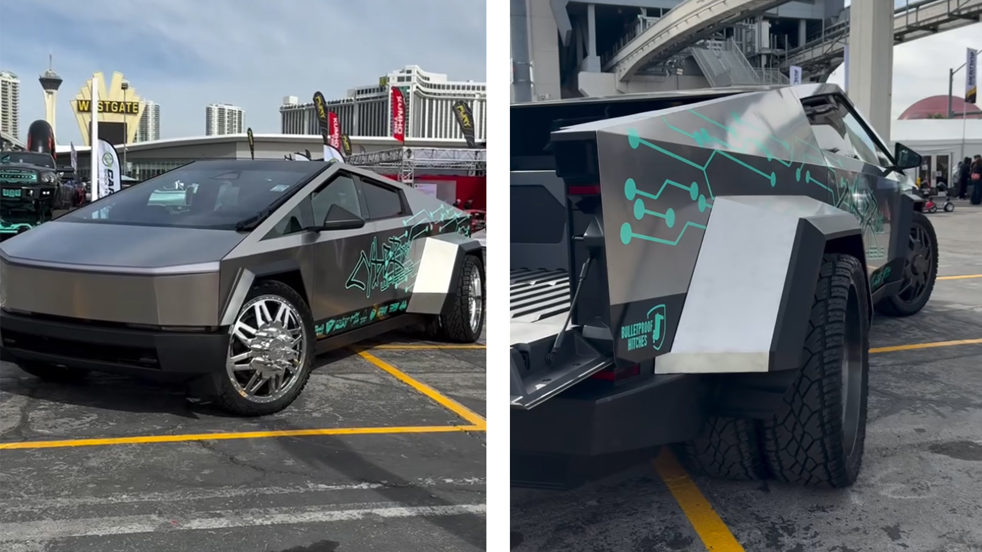 World’s First Tesla Cybertruck Dually Is Really Something | Carscoops