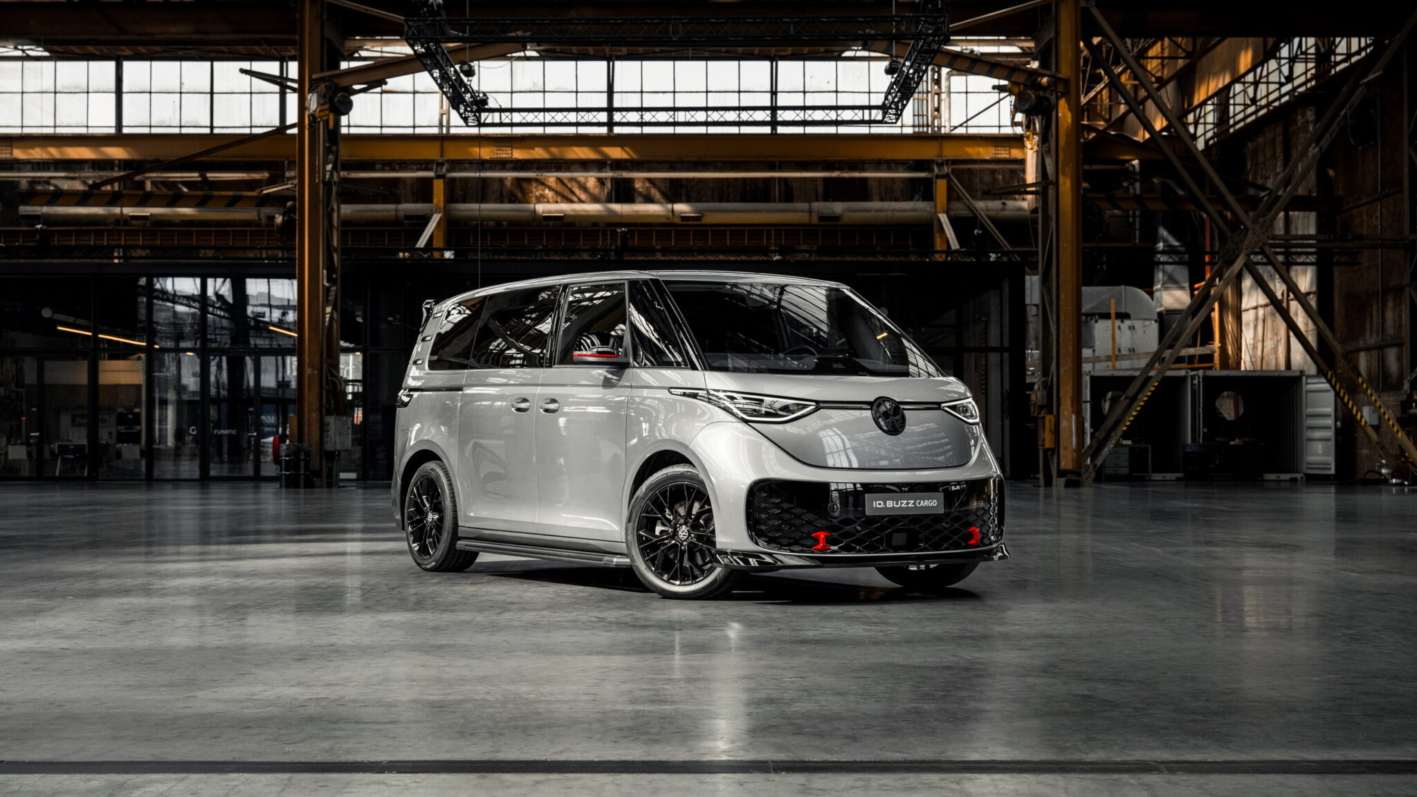 VW Spruces Up ID.Buzz Cargo With Factory Bodykit And Fake Windows ...