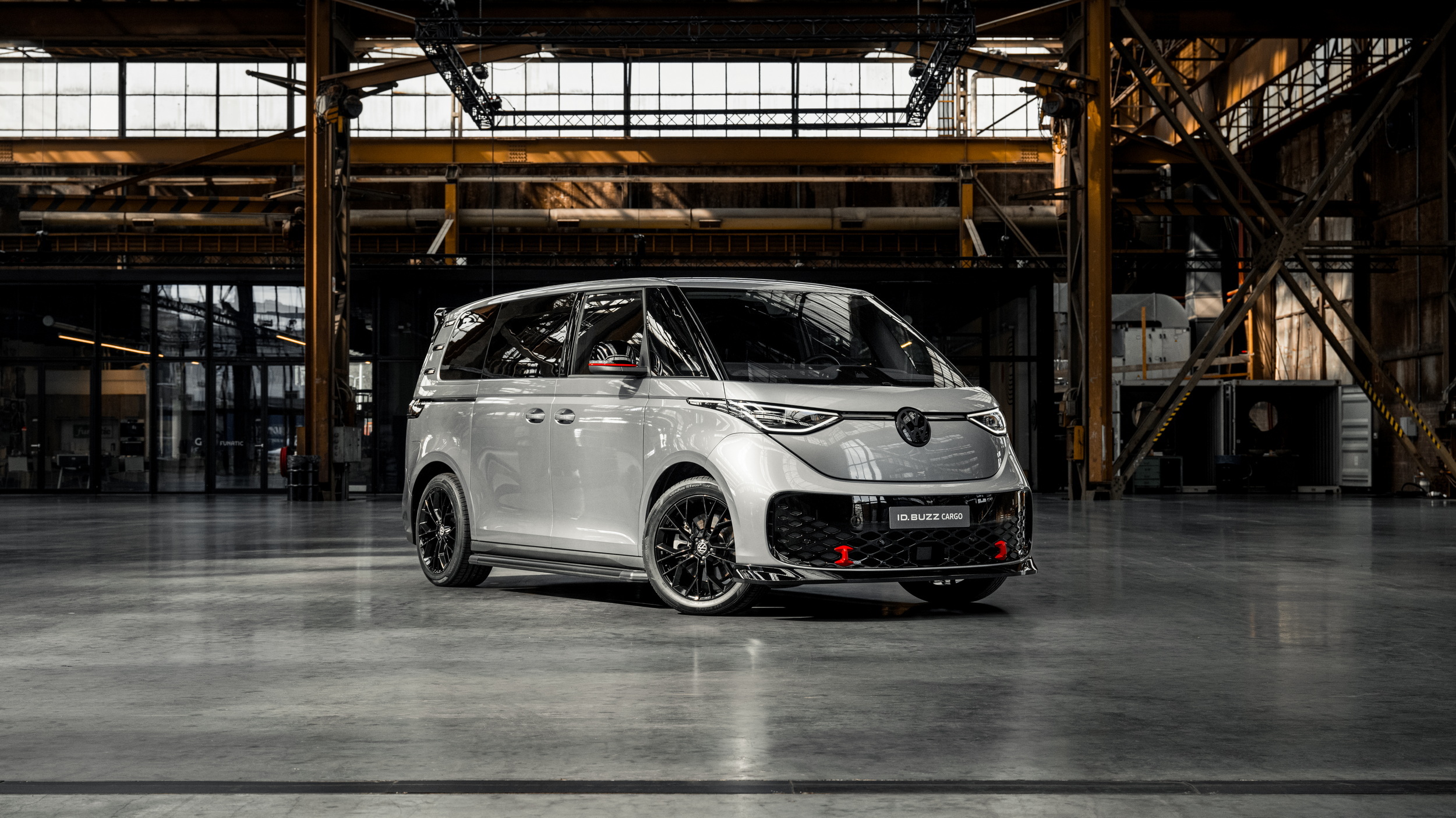 VW Spruces Up ID.Buzz Cargo With Factory Bodykit And Fake Windows ...