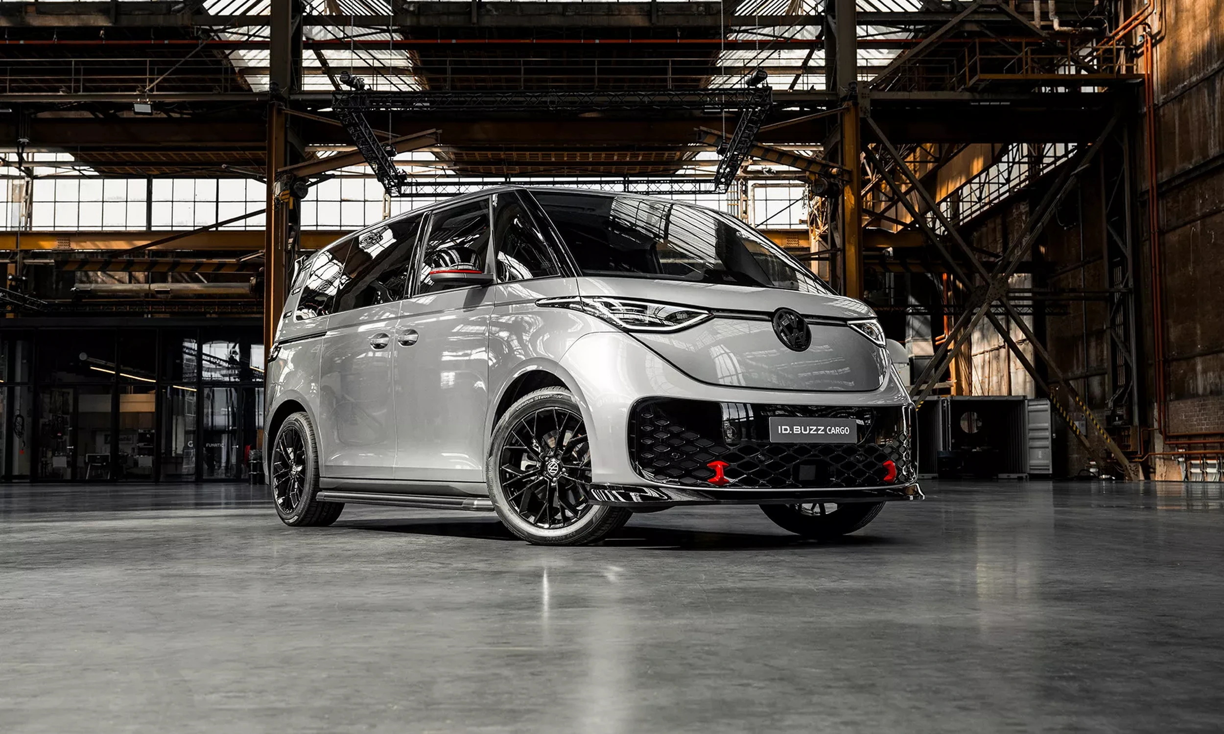 VW Spruces Up ID.Buzz Cargo With Factory Bodykit And Fake Windows ...