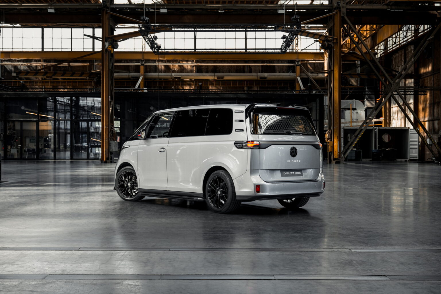 VW Spruces Up ID.Buzz Cargo With Factory Bodykit And Fake Windows ...
