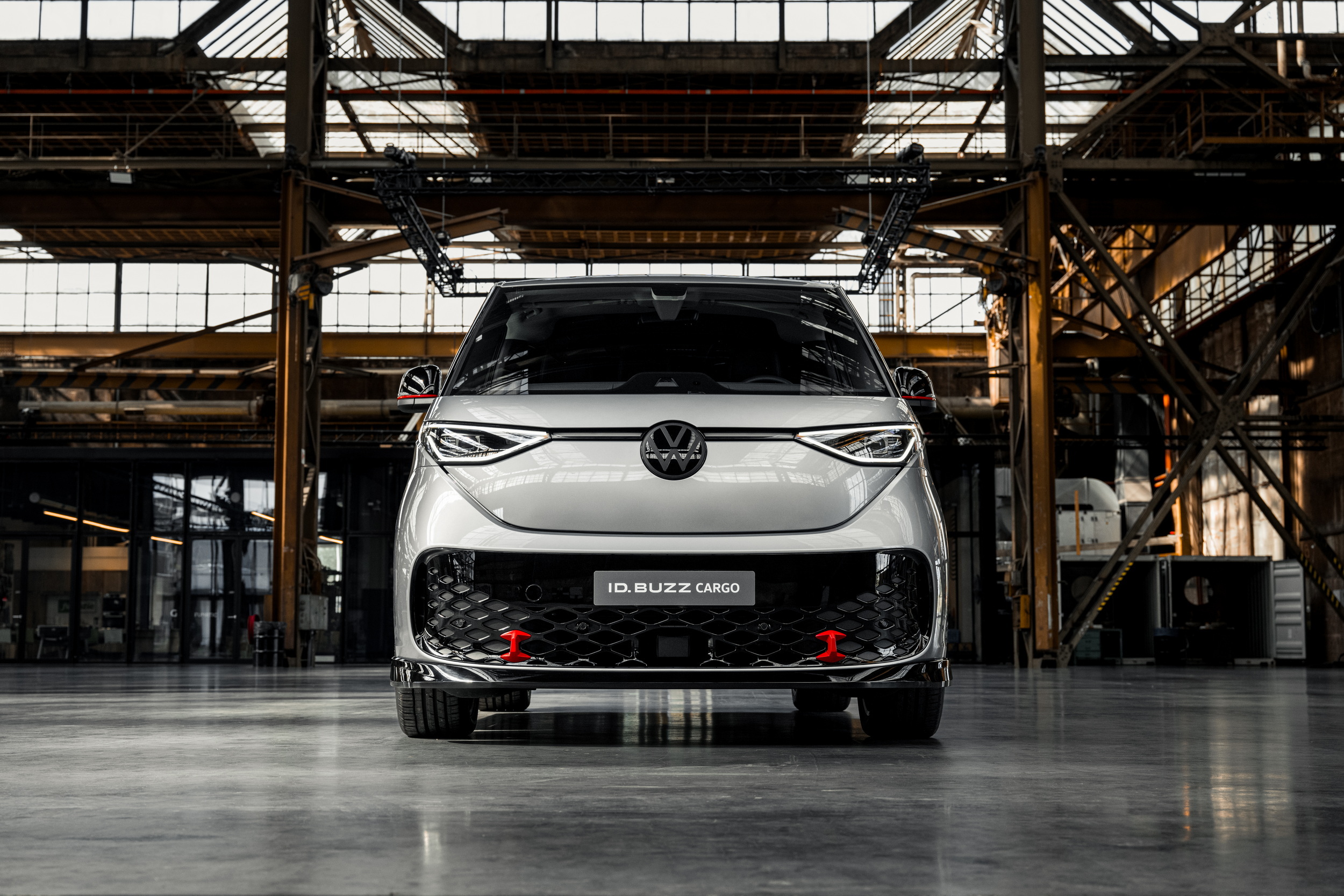 VW Spruces Up ID.Buzz Cargo With Factory Bodykit And Fake Windows ...