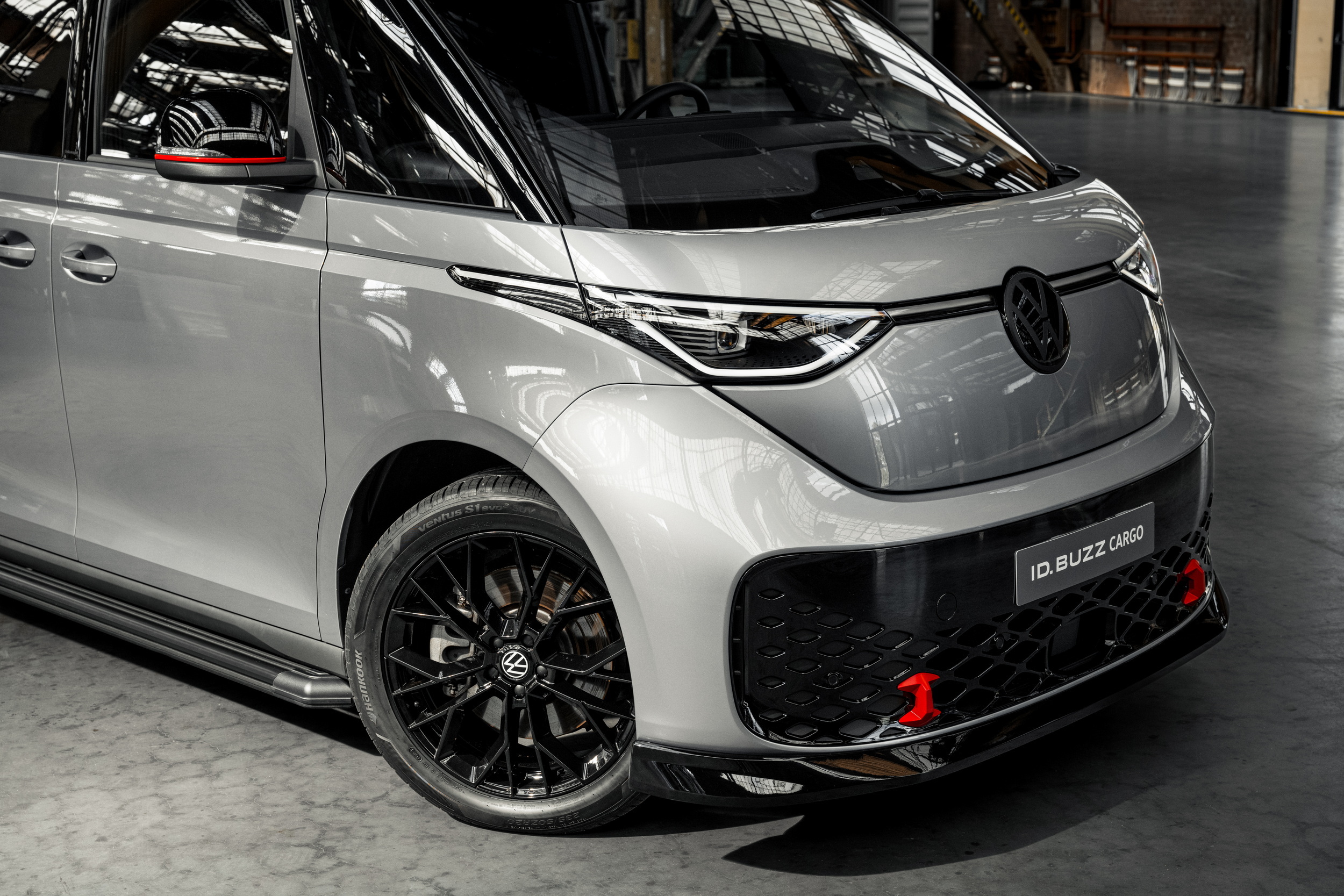 VW Spruces Up ID.Buzz Cargo With Factory Bodykit And Fake Windows ...