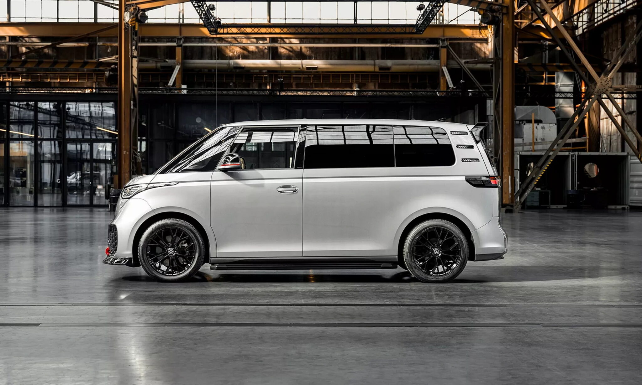VW Spruces Up ID.Buzz Cargo With Factory Bodykit And Fake Windows ...