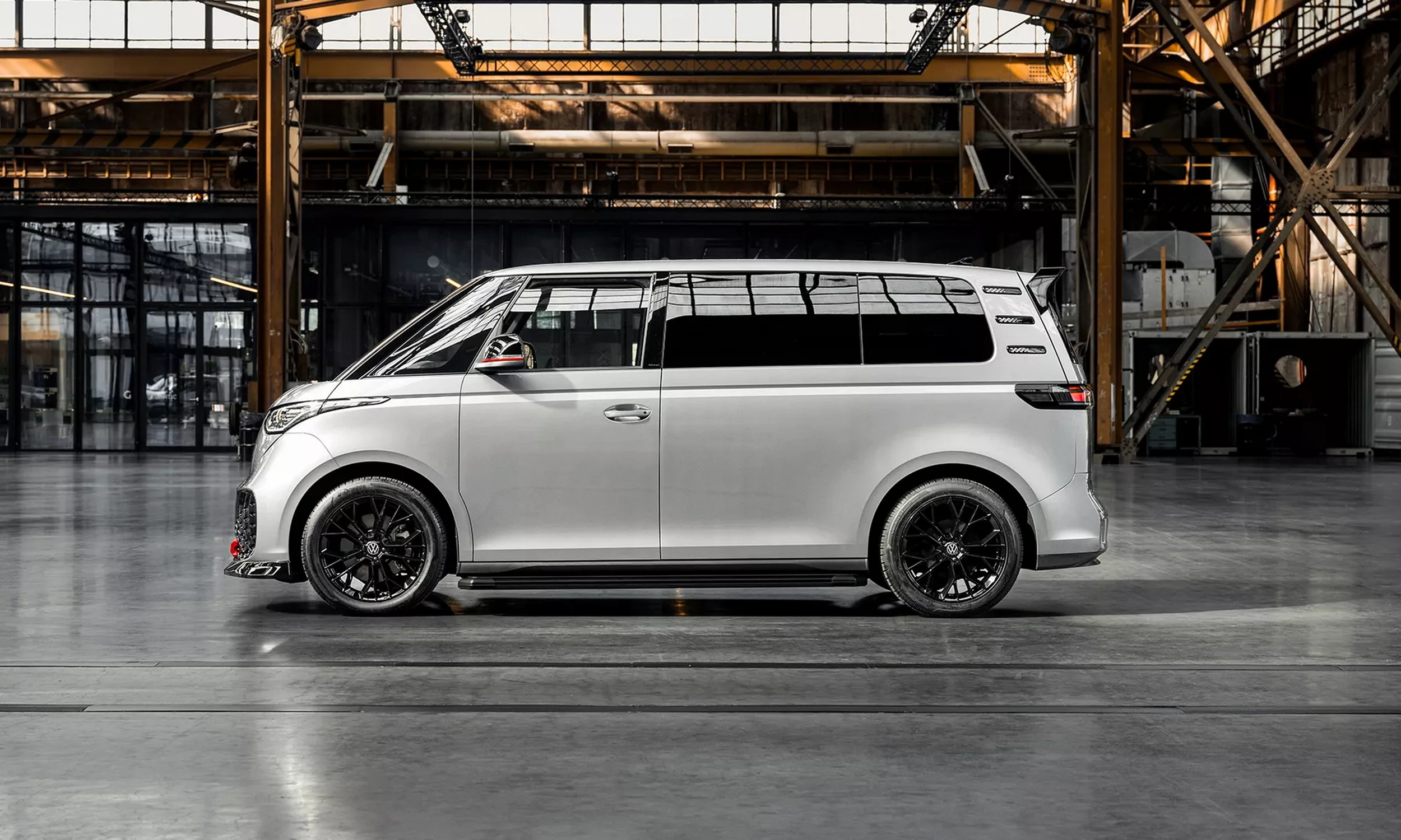 VW Spruces Up ID.Buzz Cargo With Factory Bodykit And Fake Windows ...