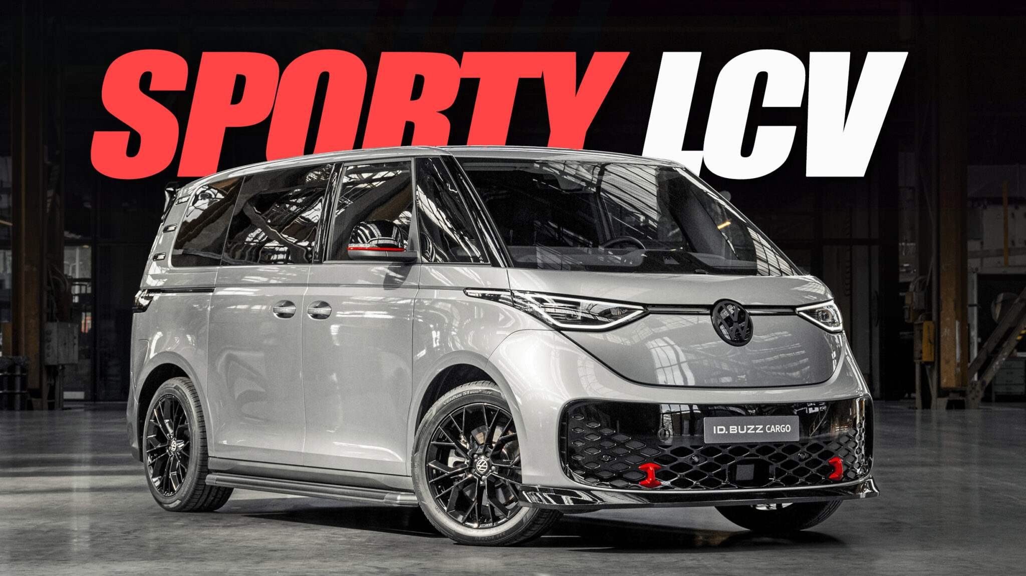 VW Spruces Up ID.Buzz Cargo With Factory Bodykit And Fake Windows ...