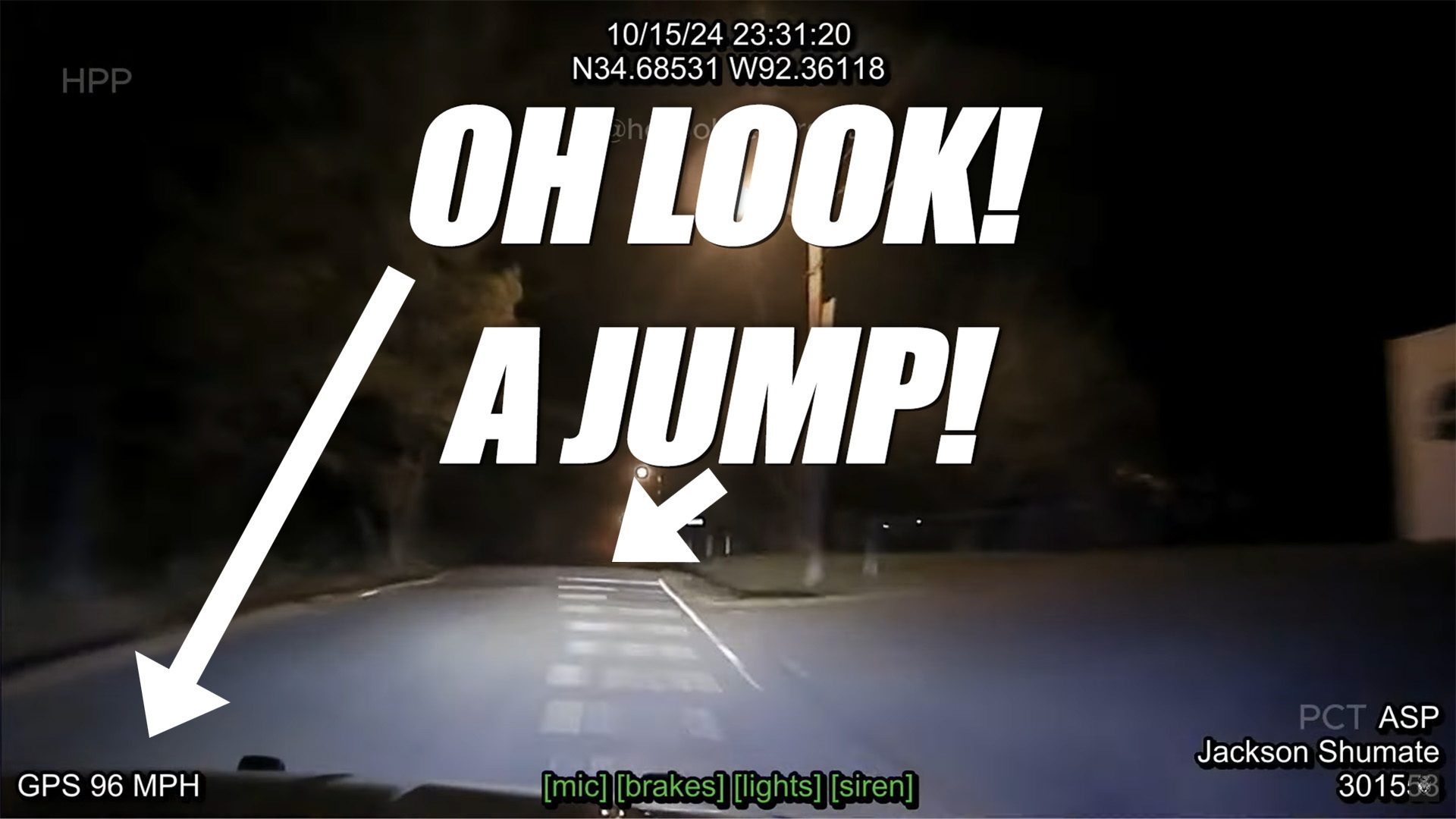 Arkansas State Police Jump Charger At 100 MPH, Lose Suspect, And Break ...