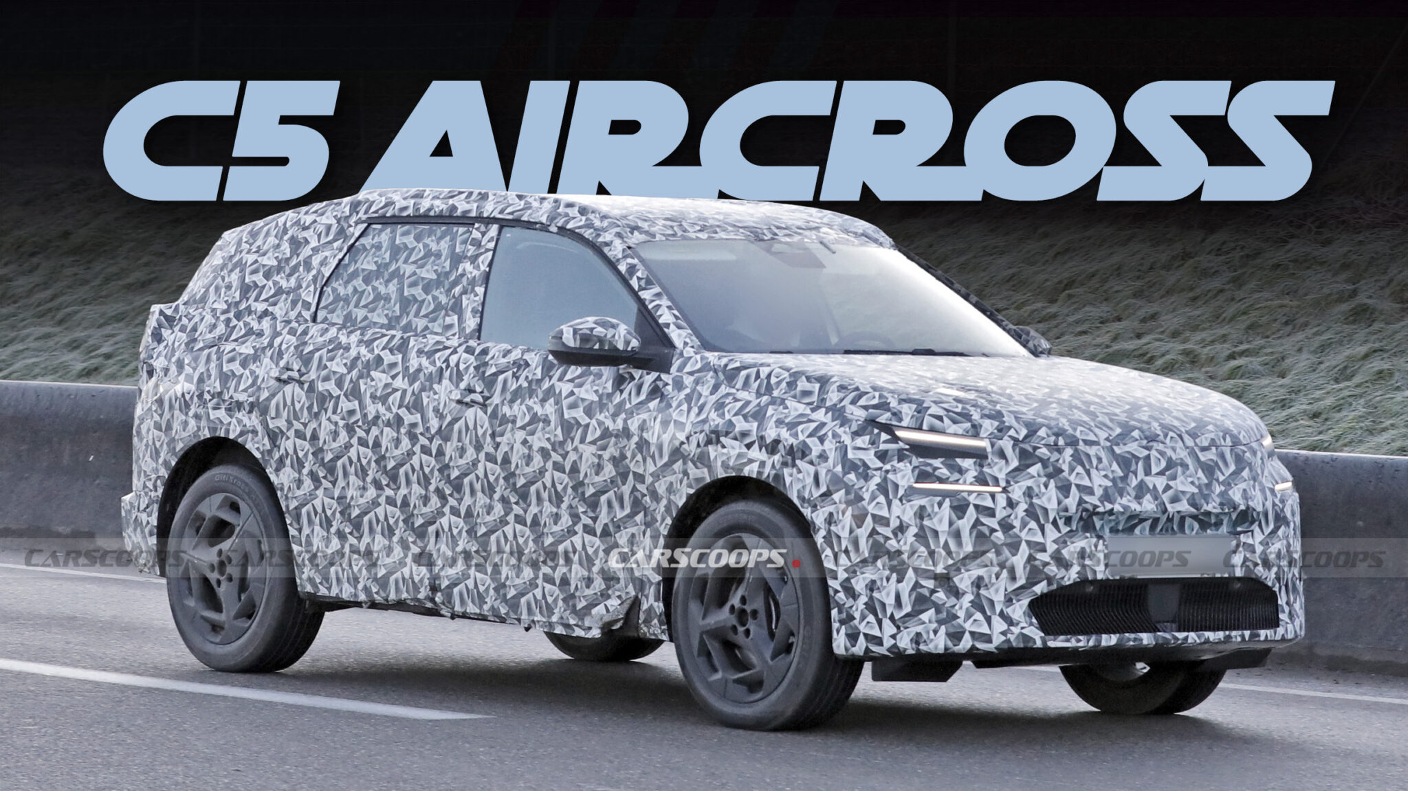 2025 Citroen C5 Aircross Stays True To The Concept In First Spy Shots ...