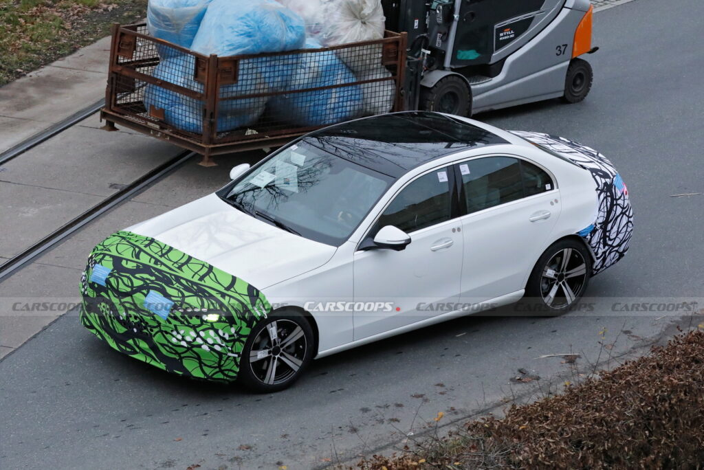 2026 Mercedes C-Class Keeps Gas Power Alive With A Facelift | Carscoops