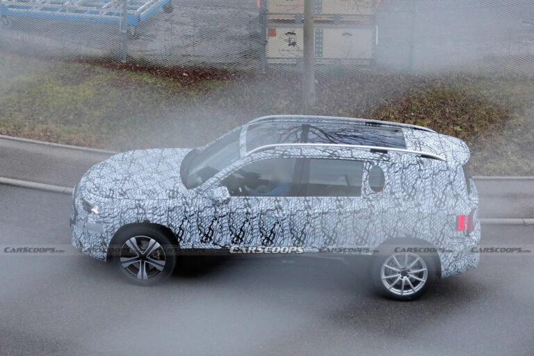 2026 Mercedes GLB EV Takes Shape On New, More Capable Platform | Carscoops