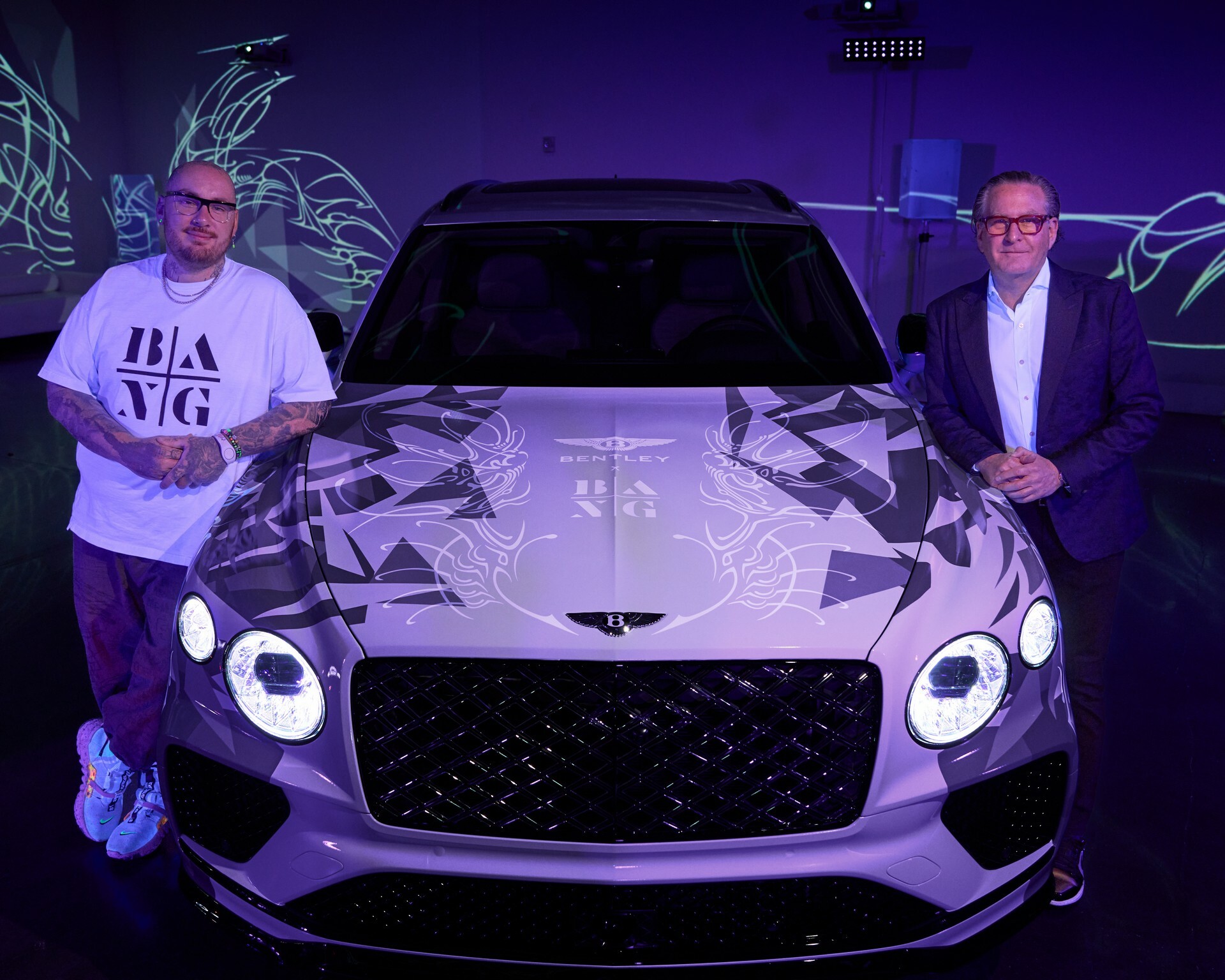 This Bentley Bentayga Has A Wrap That’s Invisible Until You Shine UV ...