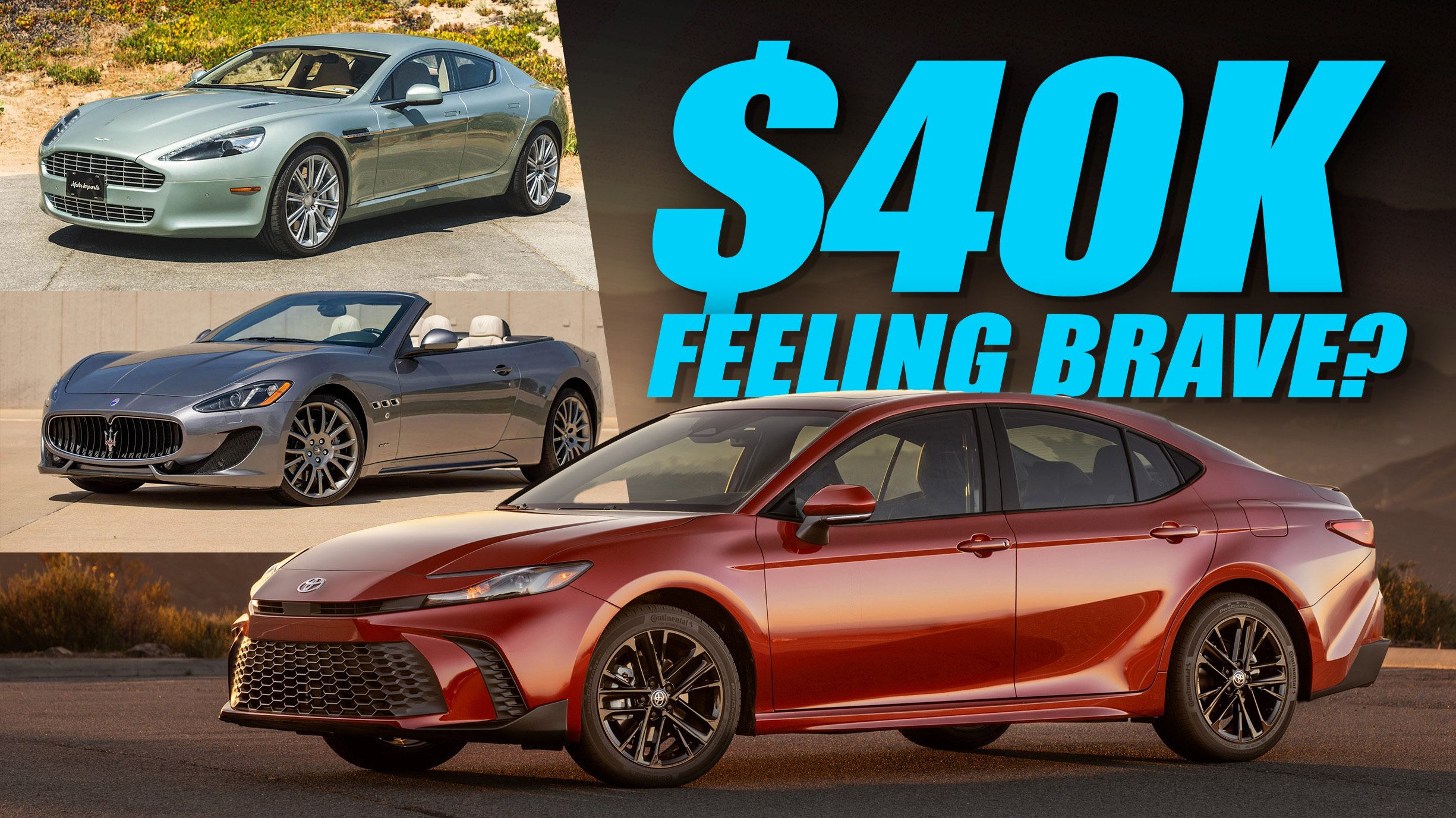 10 Cars That Will Make You Look Like A Million Bucks For Toyota Camry ...