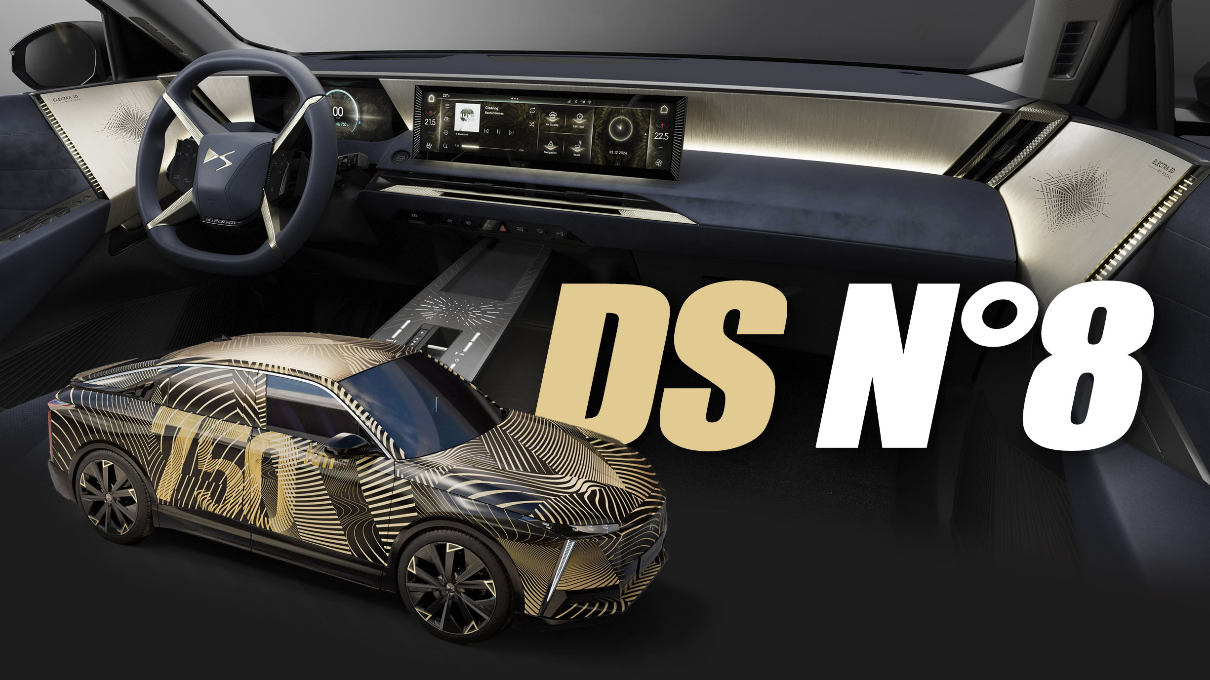DS N°8 Electric Fastback Crossover Reveals Its Interior Ahead Of ...