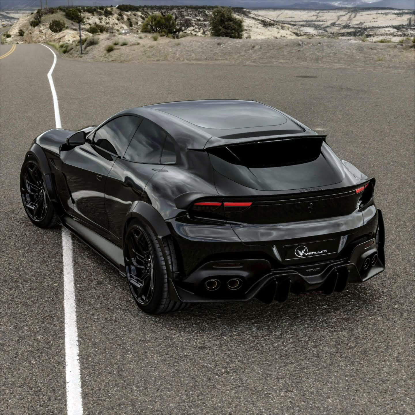 Venuum Turns Ferrari Purosangue Into An Exotic Hot Hatch | Carscoops