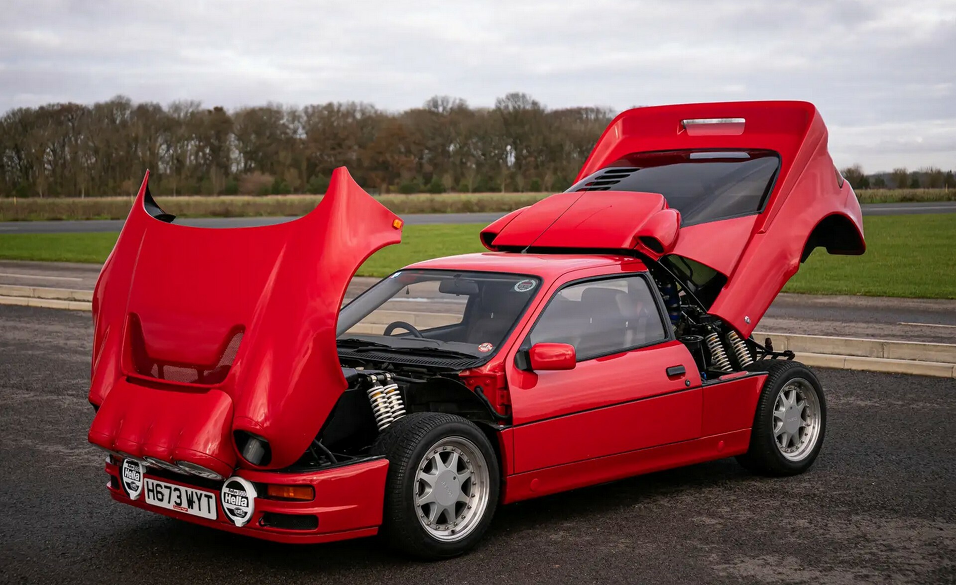 Ferrari Red Ford RS200 S Is One Of Just 4 In Existence | Carscoops