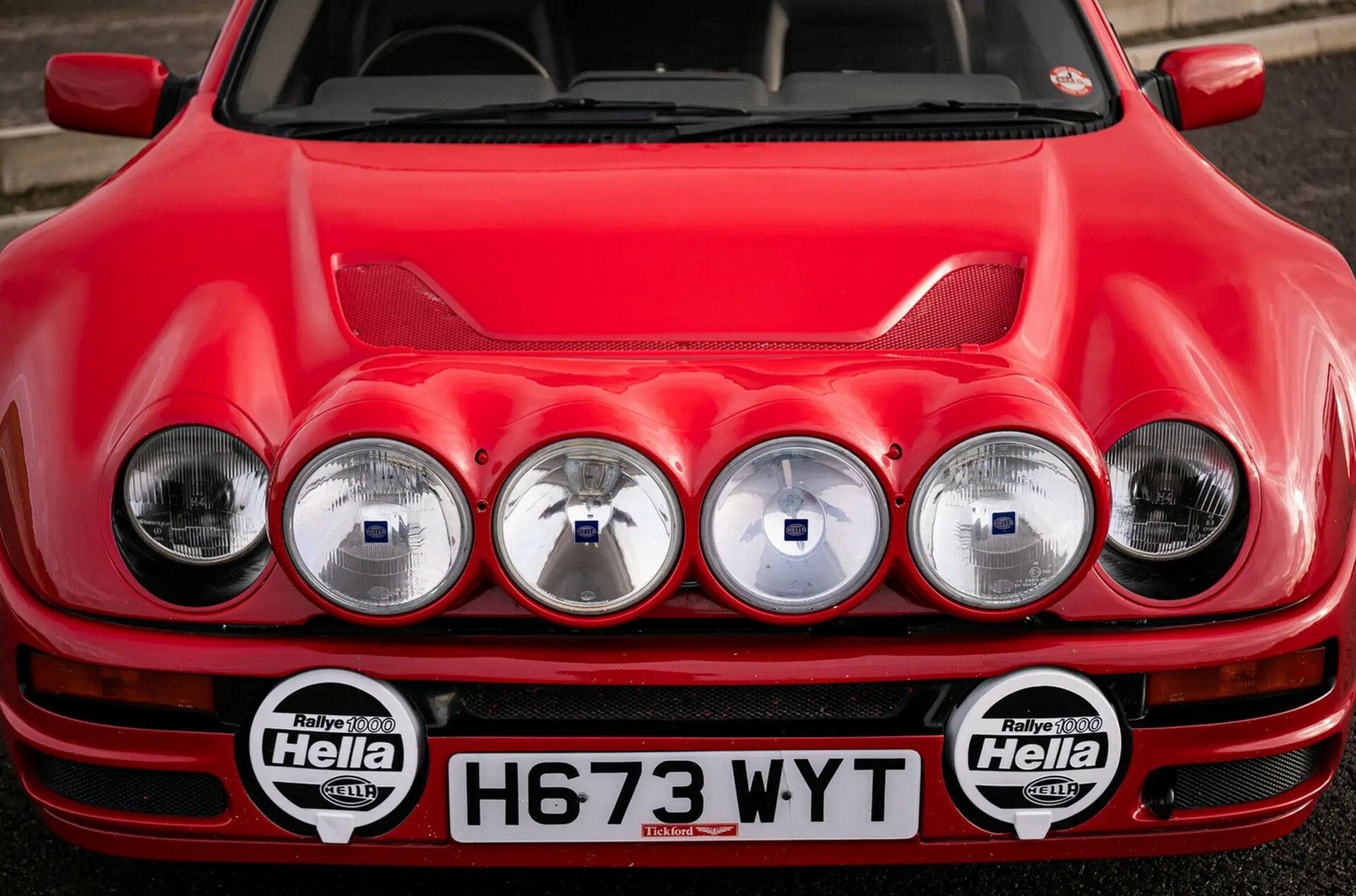 Ferrari Red Ford RS200 S Is One Of Just 4 In Existence | Carscoops