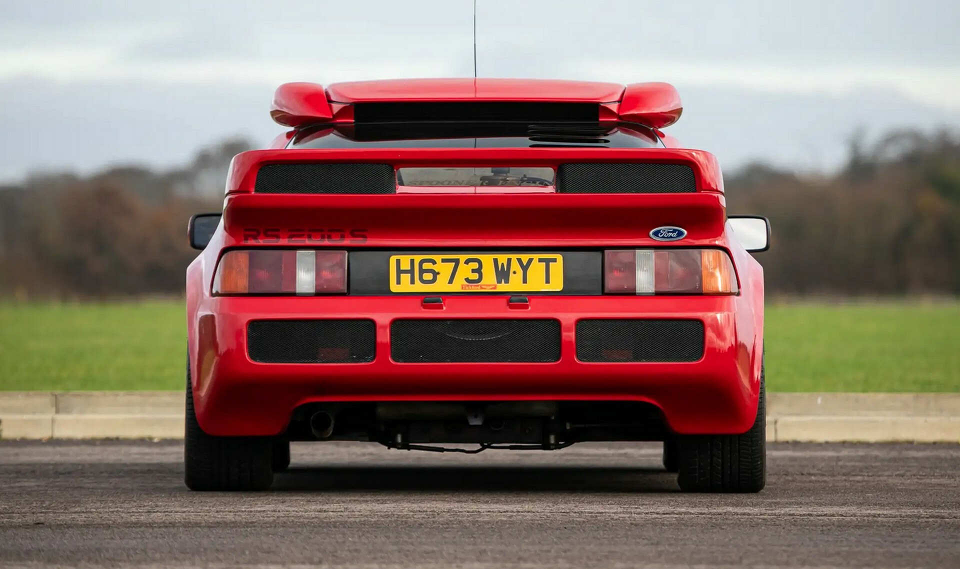 Ferrari Red Ford RS200 S Is One Of Just 4 In Existence | Carscoops