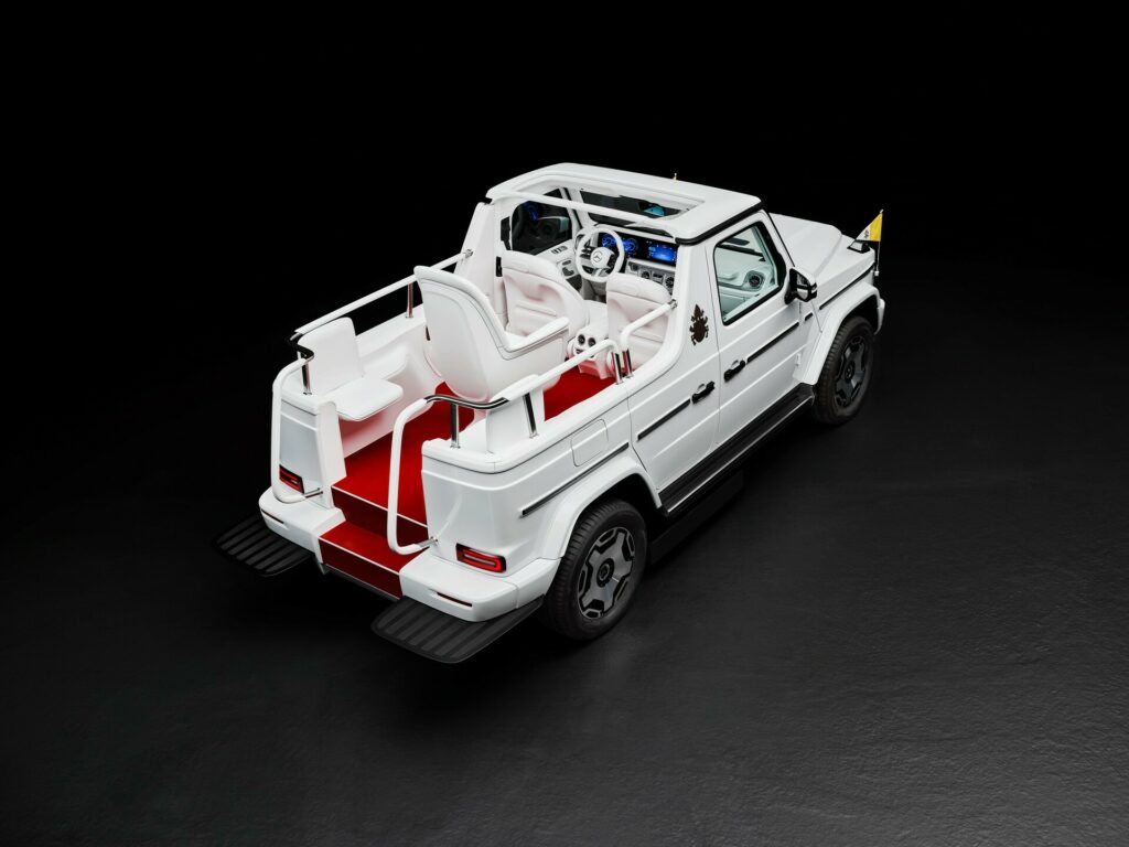Holy Roller: Pope Francis Gets New Mercedes G-Class EV Popemobile ...
