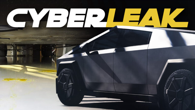 Brand New Cybertruck Leaks Oil After 3 Days, Tesla Needs A Month To Fix ...