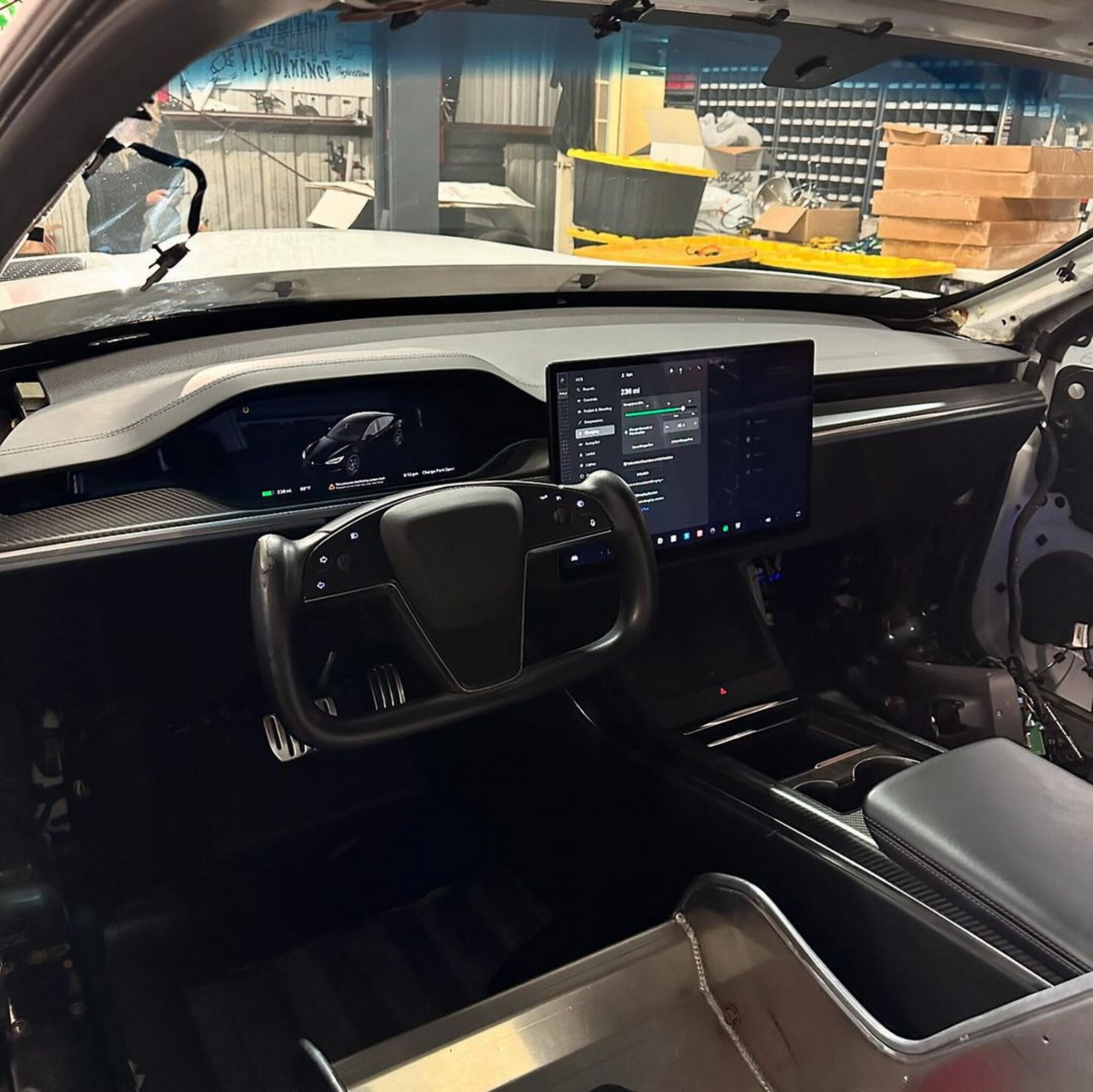 Tesla Model S Plaid Transforms Into A Dodge Challenger Hellcat After ...