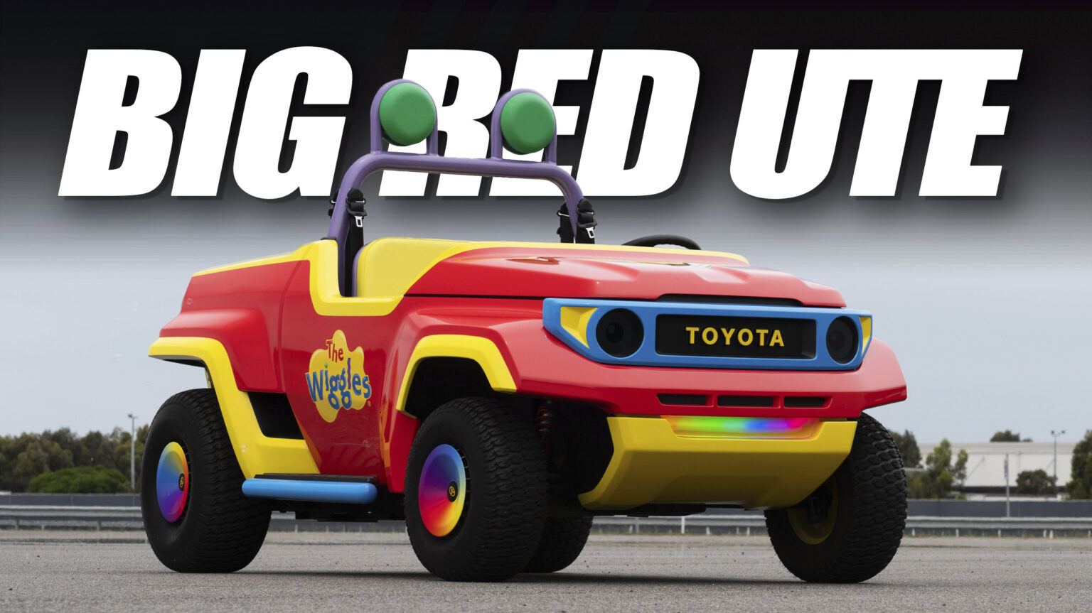 Toyota Big Red Ute Reimagines The Land Cruiser As A Kids’ EV For The ...