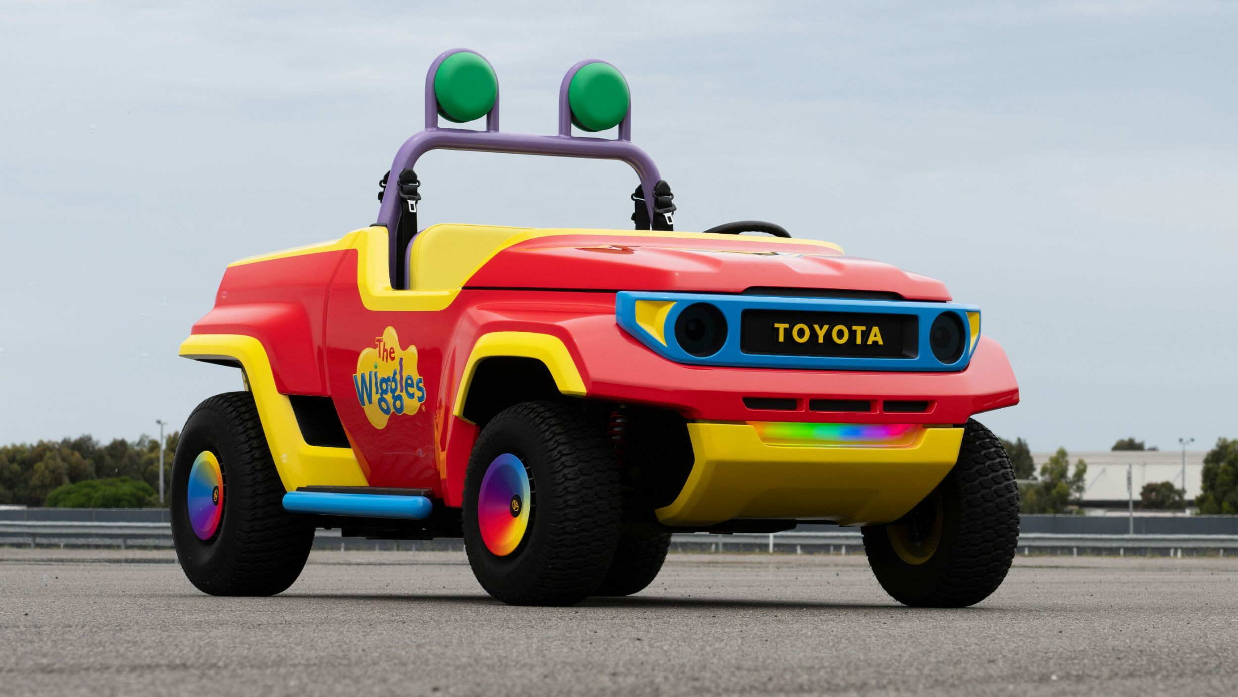 Toyota Big Red Ute Reimagines The Land Cruiser As A Kids’ EV For The ...