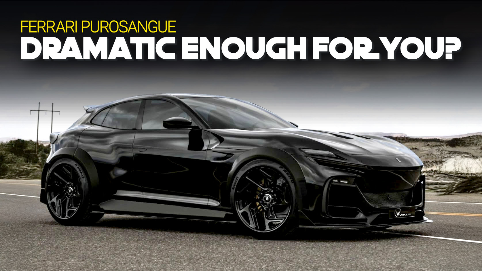 Venuum Turns Ferrari Purosangue Into An Exotic Hot Hatch | Carscoops