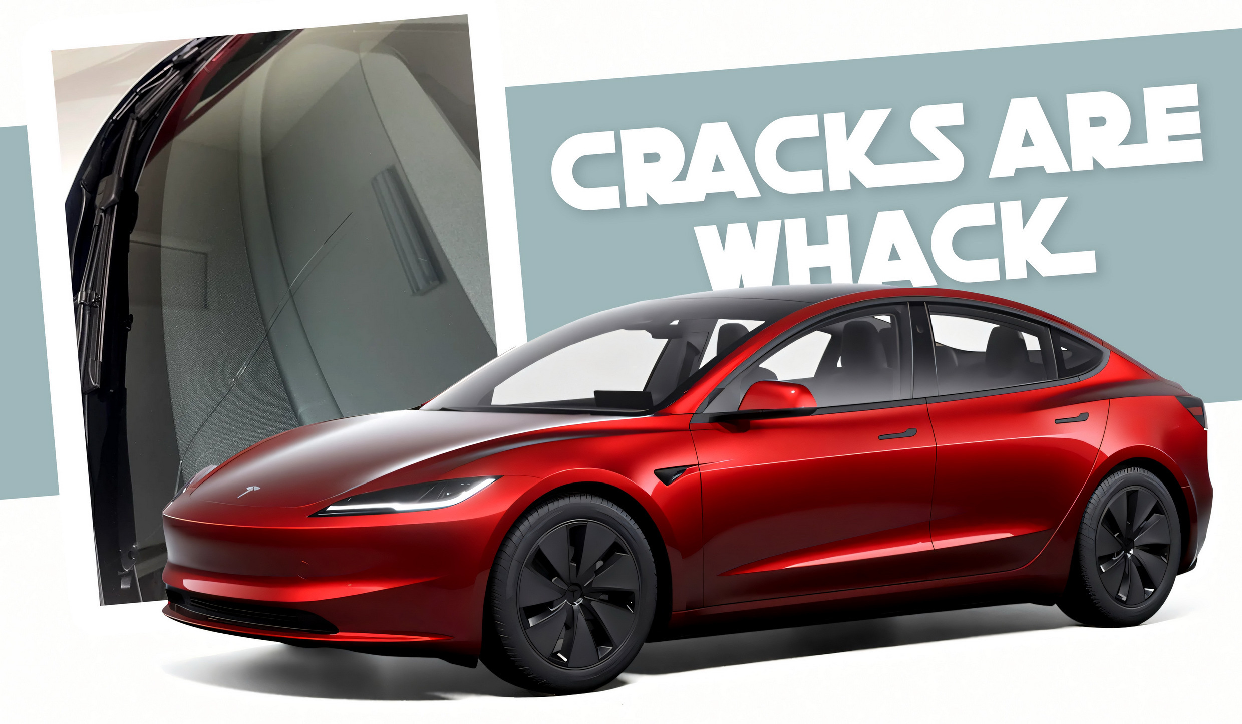 Tesla Model 3 Owner Nearly Stung With $1,700 Bill For Windshield Crack ...
