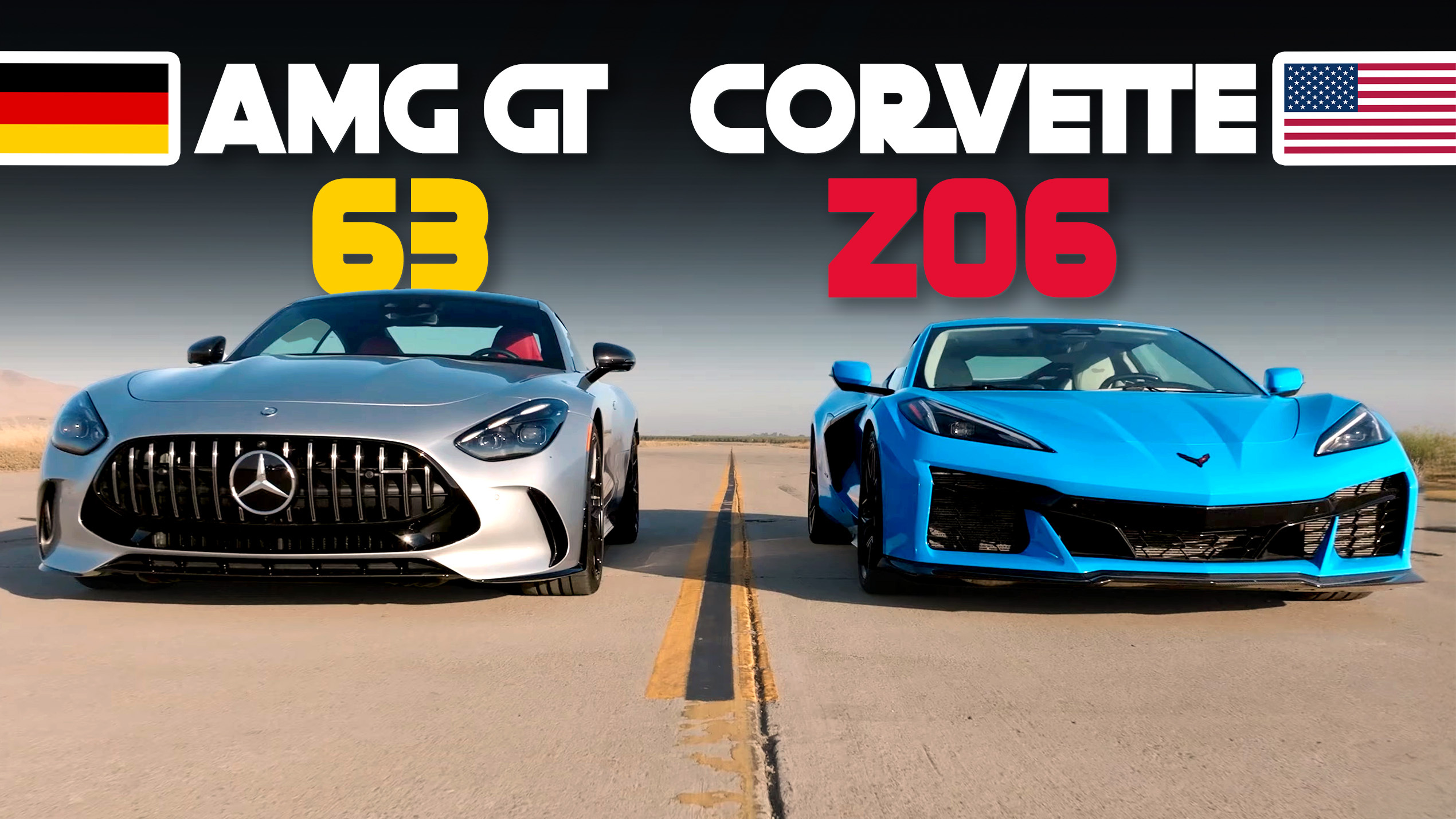 C8 Corvette Z06 Battles Mercedes-AMG GT 63 in U-Drag Duel | Carscoops