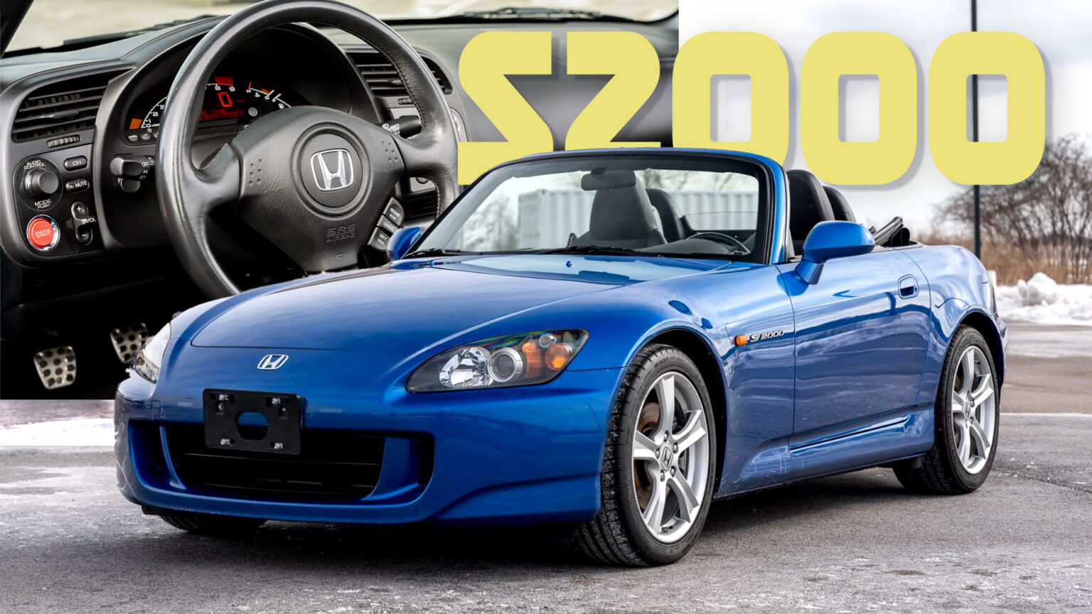 Laguna Blue Honda S2000 With 15k Miles Is A Driving Enthusiast’s Wet ...
