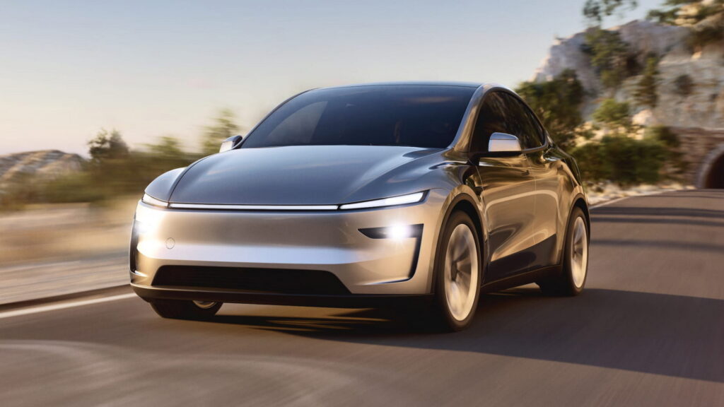 2025 Tesla Model Y Debuts With Cybercab Looks And Turn Signal Stalks ...