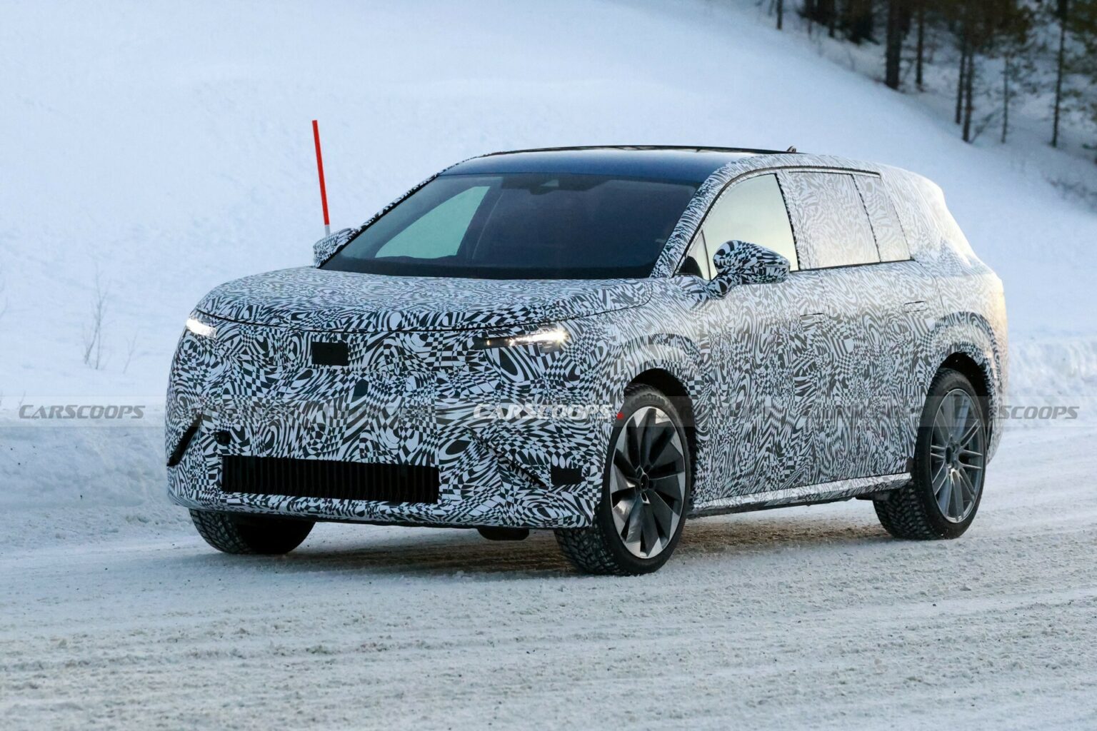 2026 Skoda Space: First Look At Flagship Seven-Seat EV | Carscoops