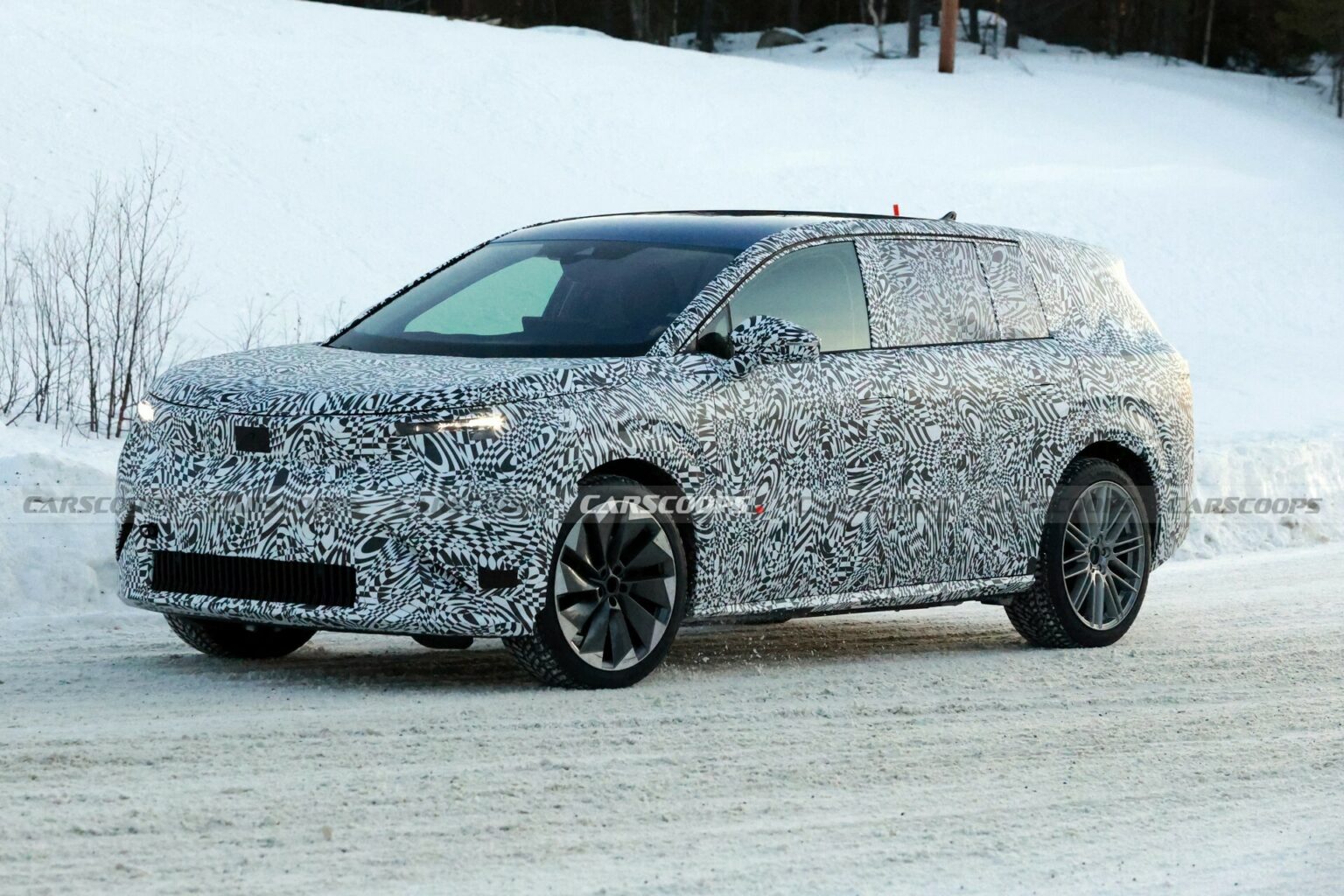 2026 Skoda Space: First Look At Flagship Seven-Seat EV | Carscoops