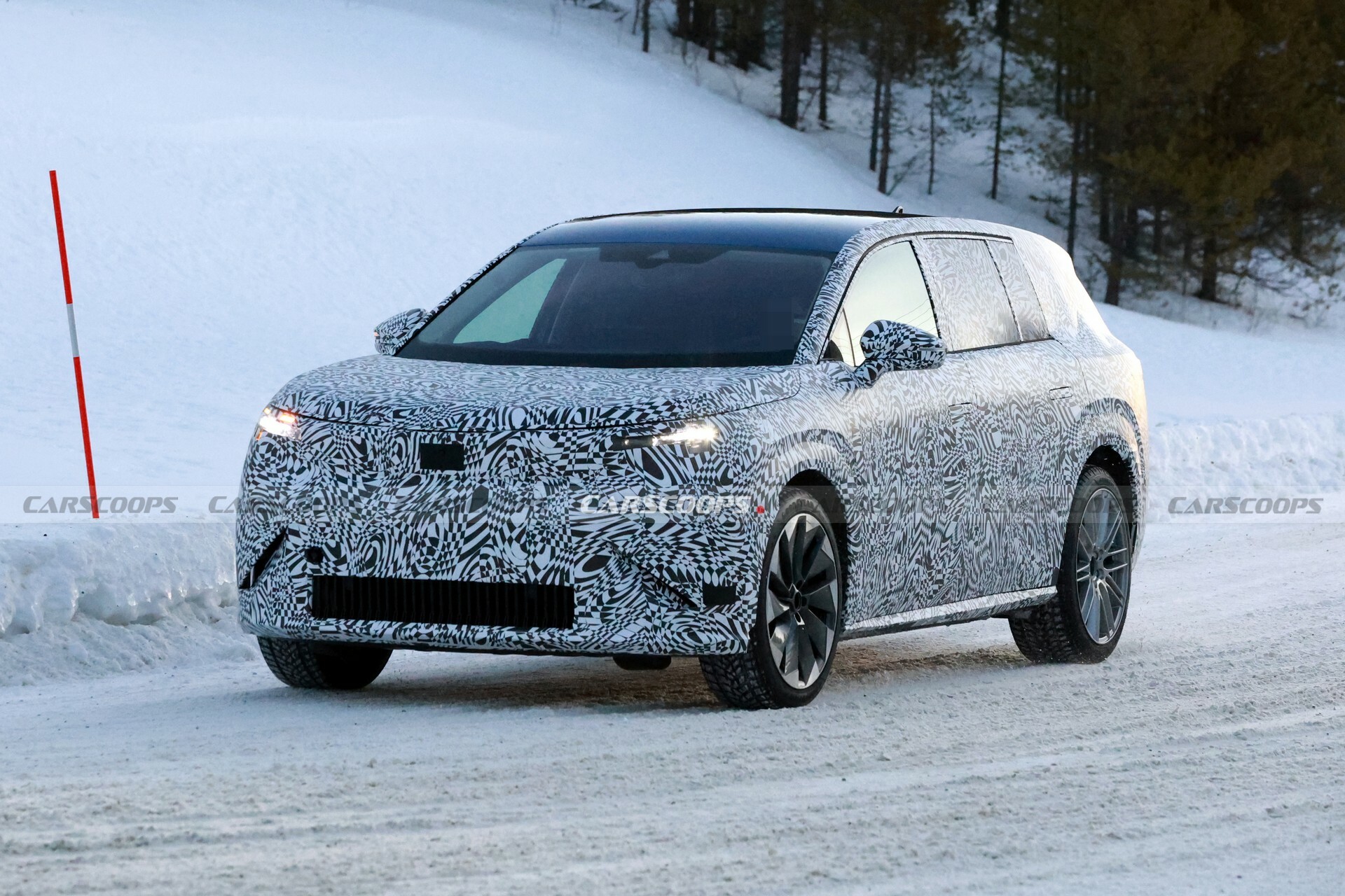 2026 Skoda Space: First Look At Flagship Seven-Seat EV | Carscoops