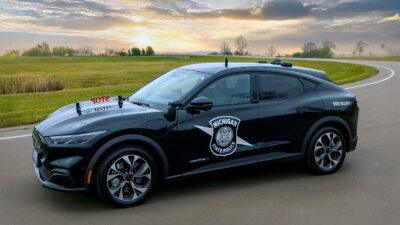 Michigan Police Draw Flak For Buying Electric Mustang Mach-E Patrol Car ...