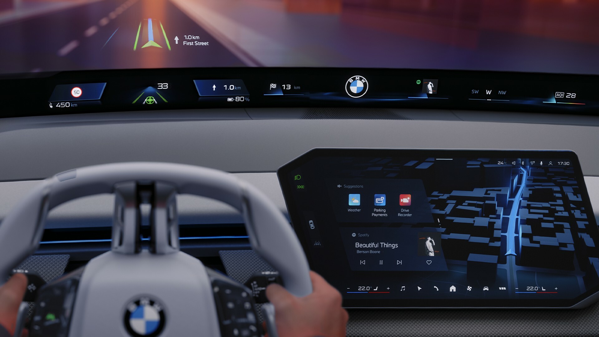 BMW’s Panoramic iDrive Brings Pillar-To-Pillar Display To Future Models ...