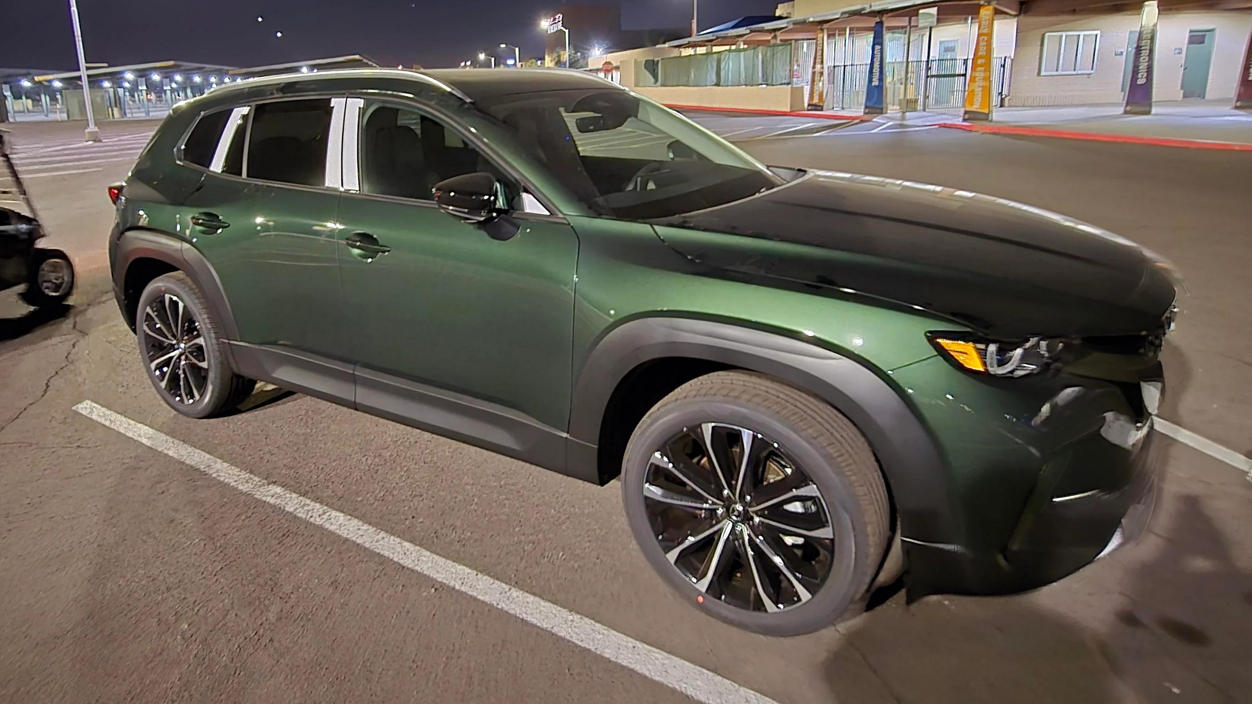 A Brand-New Mazda CX-50 Turbo Wrapped In Plastics Was Abandoned At A ...