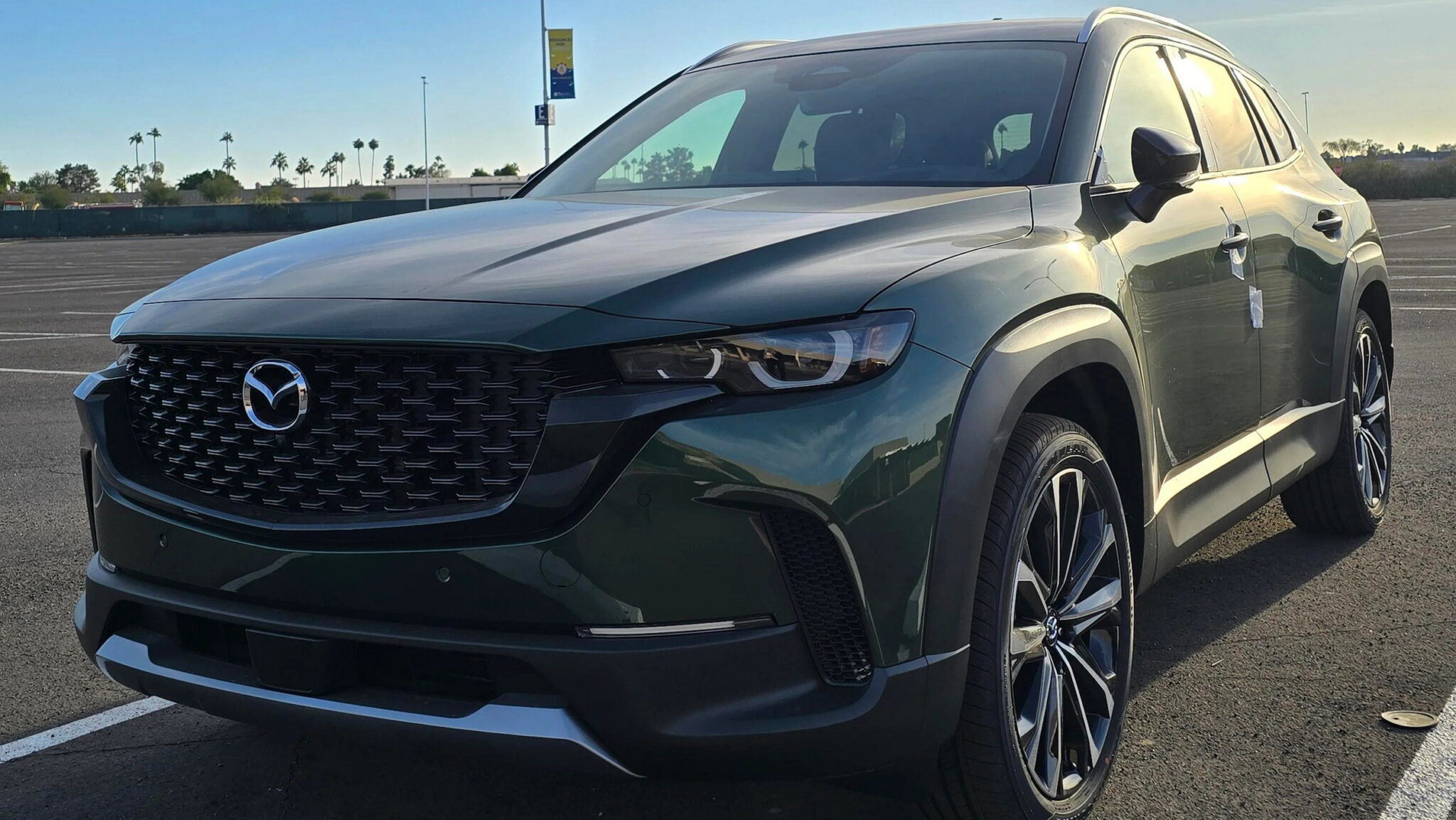 A Brand-New Mazda CX-50 Turbo Wrapped In Plastics Was Abandoned At A ...