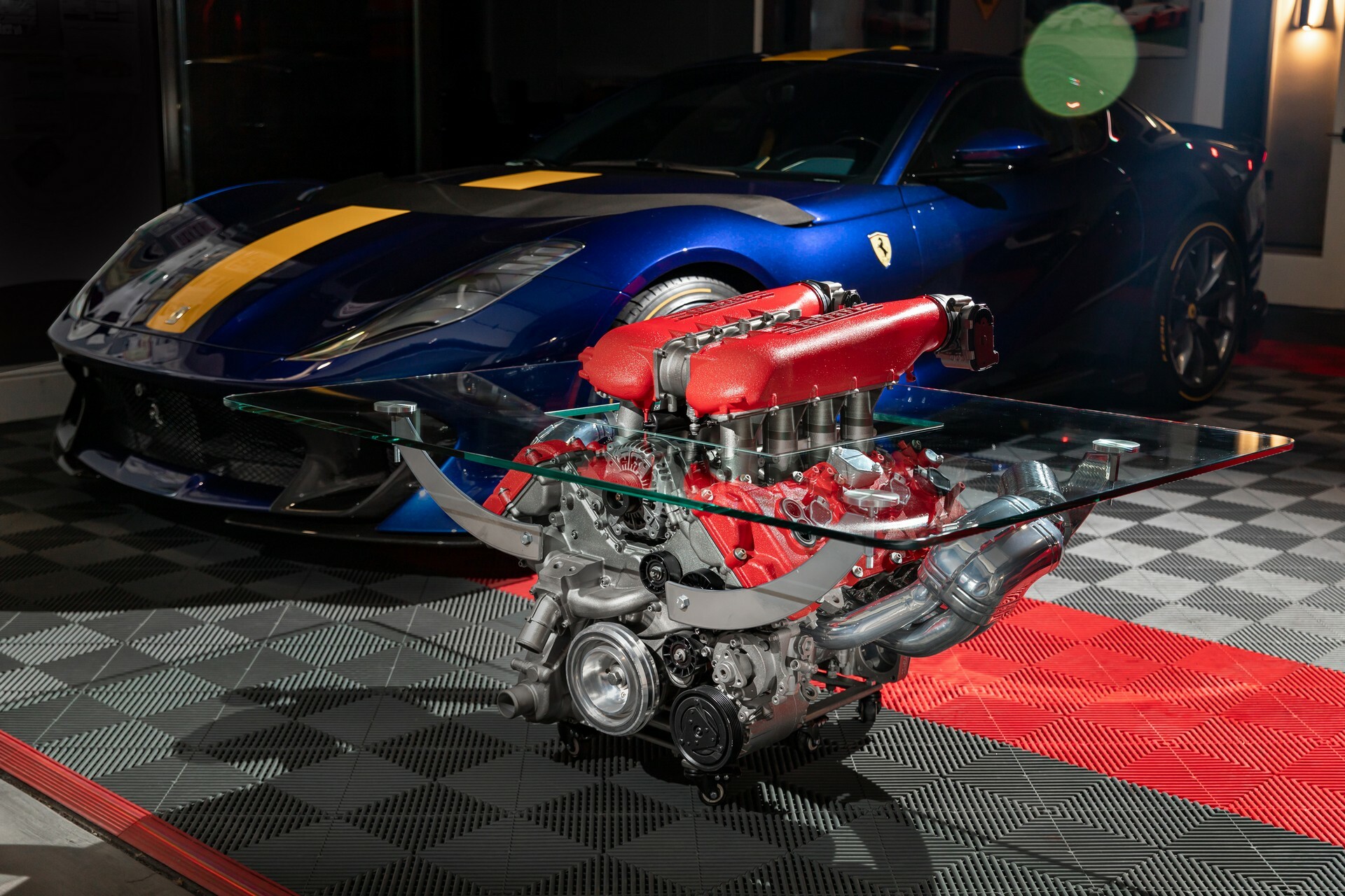 Would You Really Drop $75,000 For A Ferrari V8 Coffee Table? | Carscoops