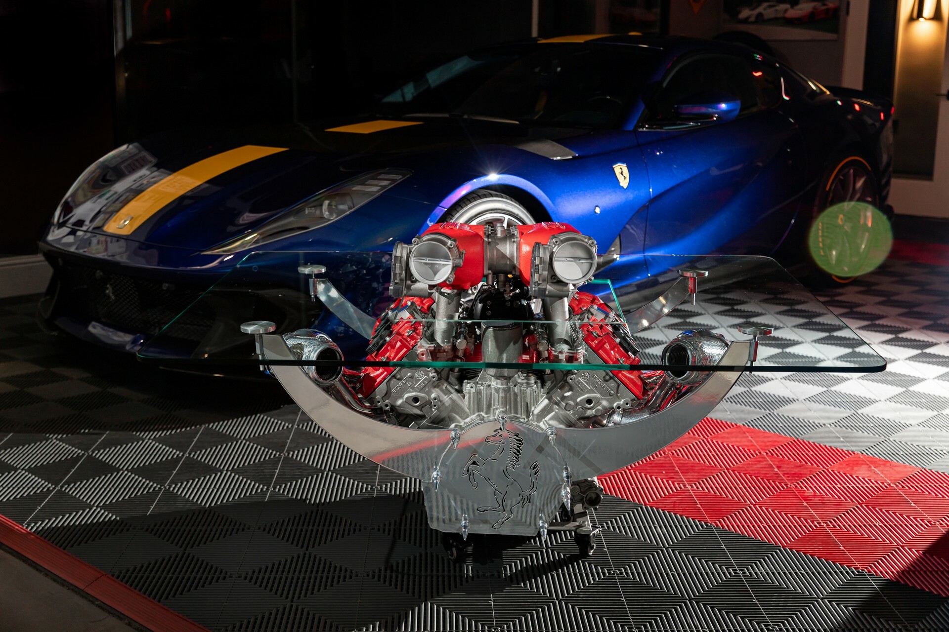 Would You Really Drop $75,000 For A Ferrari V8 Coffee Table? | Carscoops