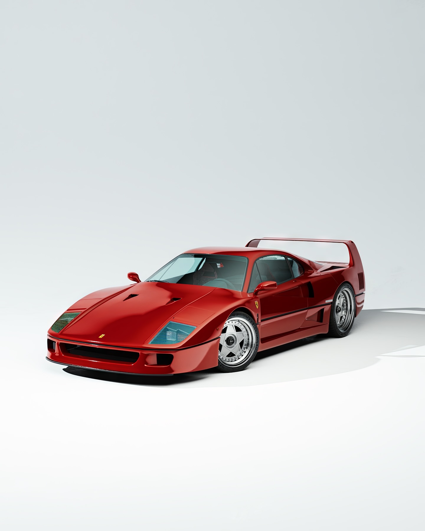 Would You Tame A Ferrari F40 With Modern Suspension, Brakes And Wheels ...