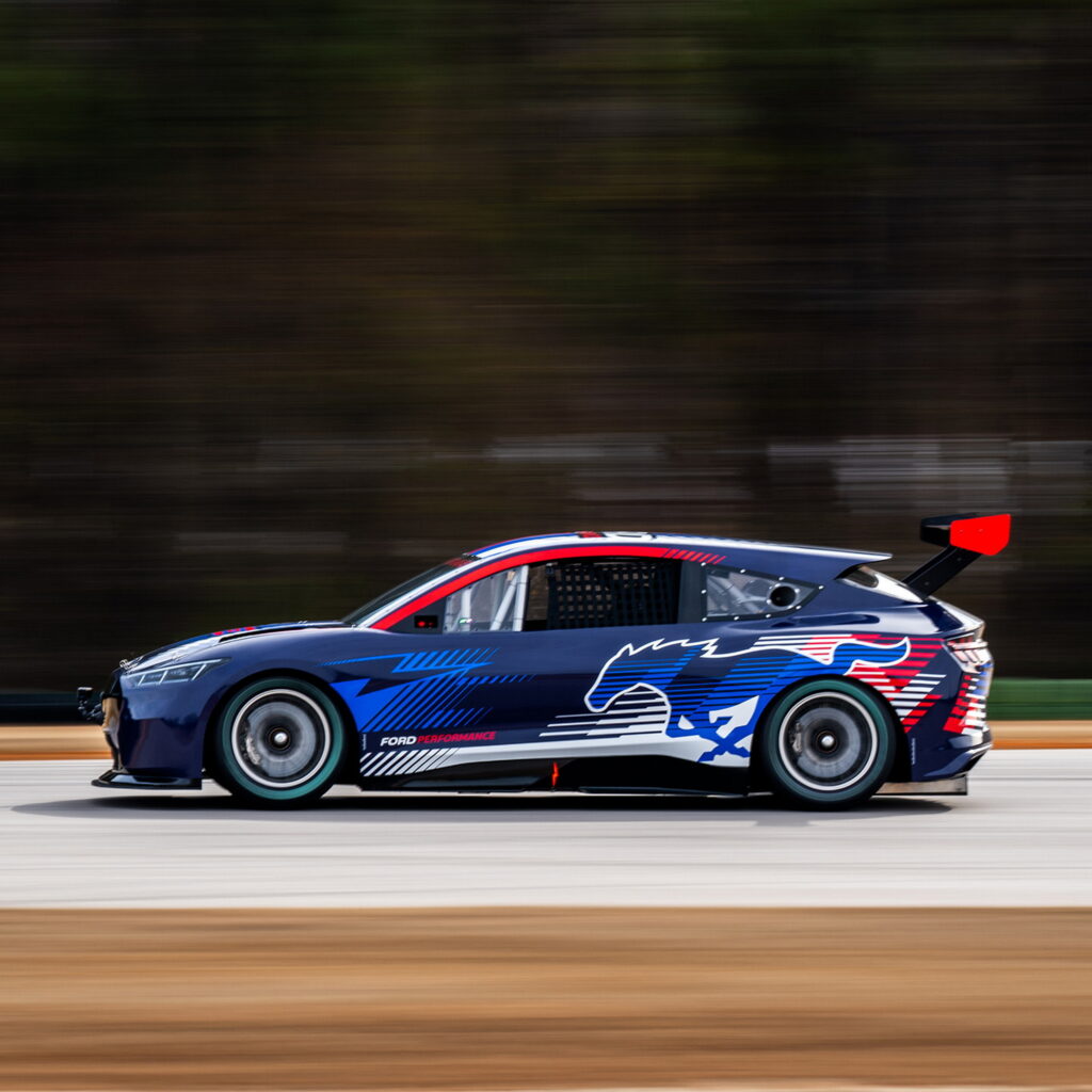 Ford Shows Mustang Mach-E NASCAR Prototype And Teases Electric Pikes ...