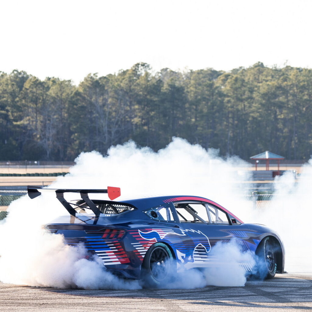 Ford Shows Mustang Mach-E NASCAR Prototype And Teases Electric Pikes ...