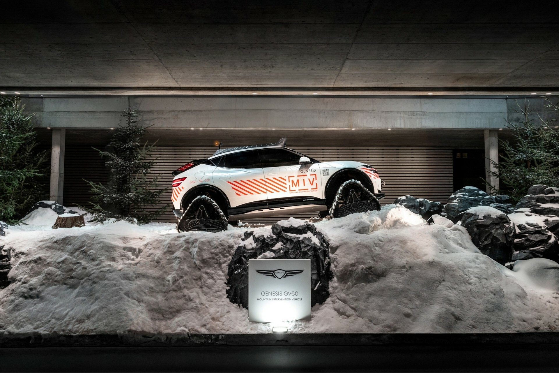 Genesis Builds One-Off GV60 With Snow Tracks For Silent Rescues In The ...