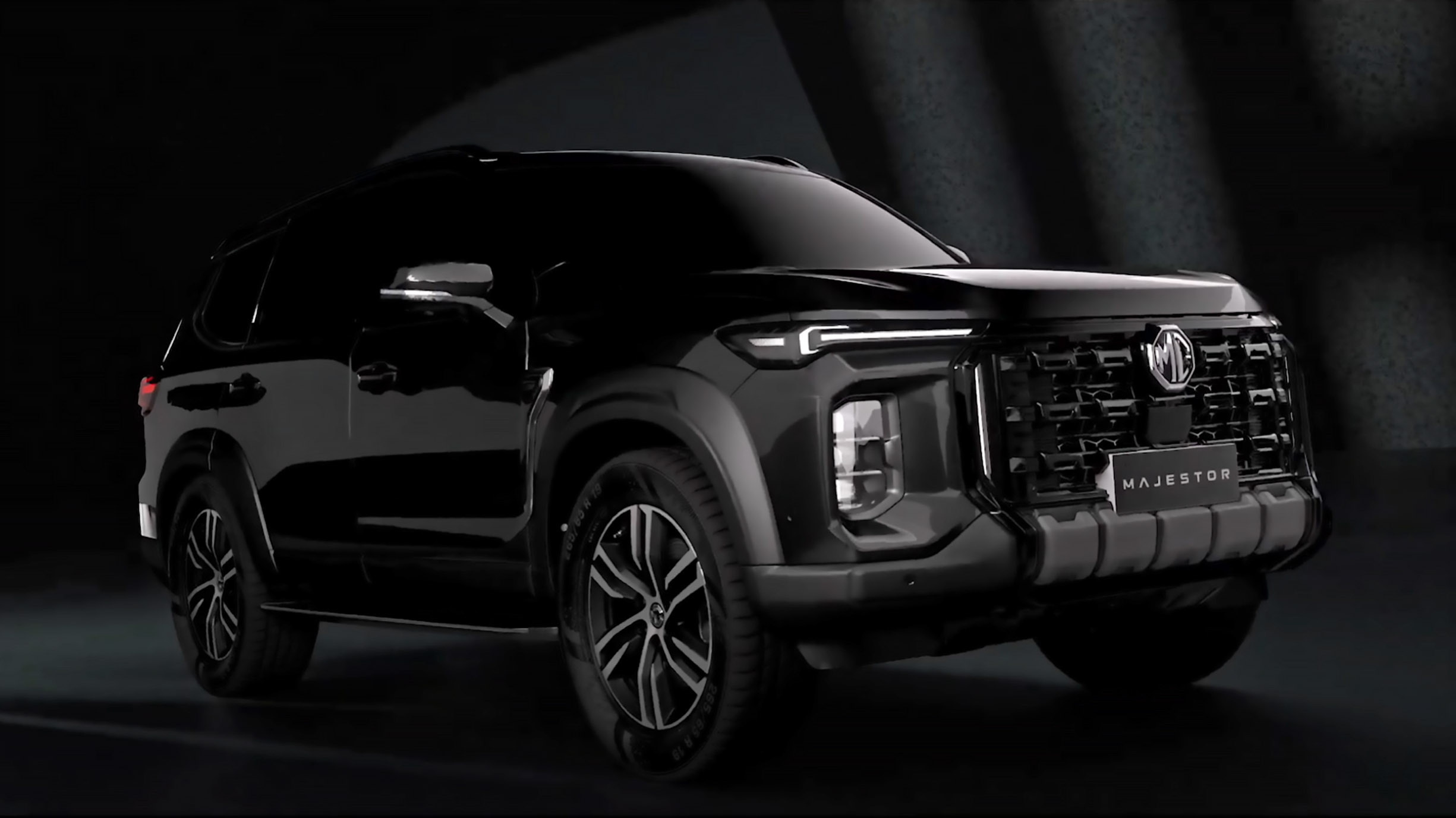 MG Majestor Is A Flagship SUV With Rugged Looks And A Ladder-Frame ...