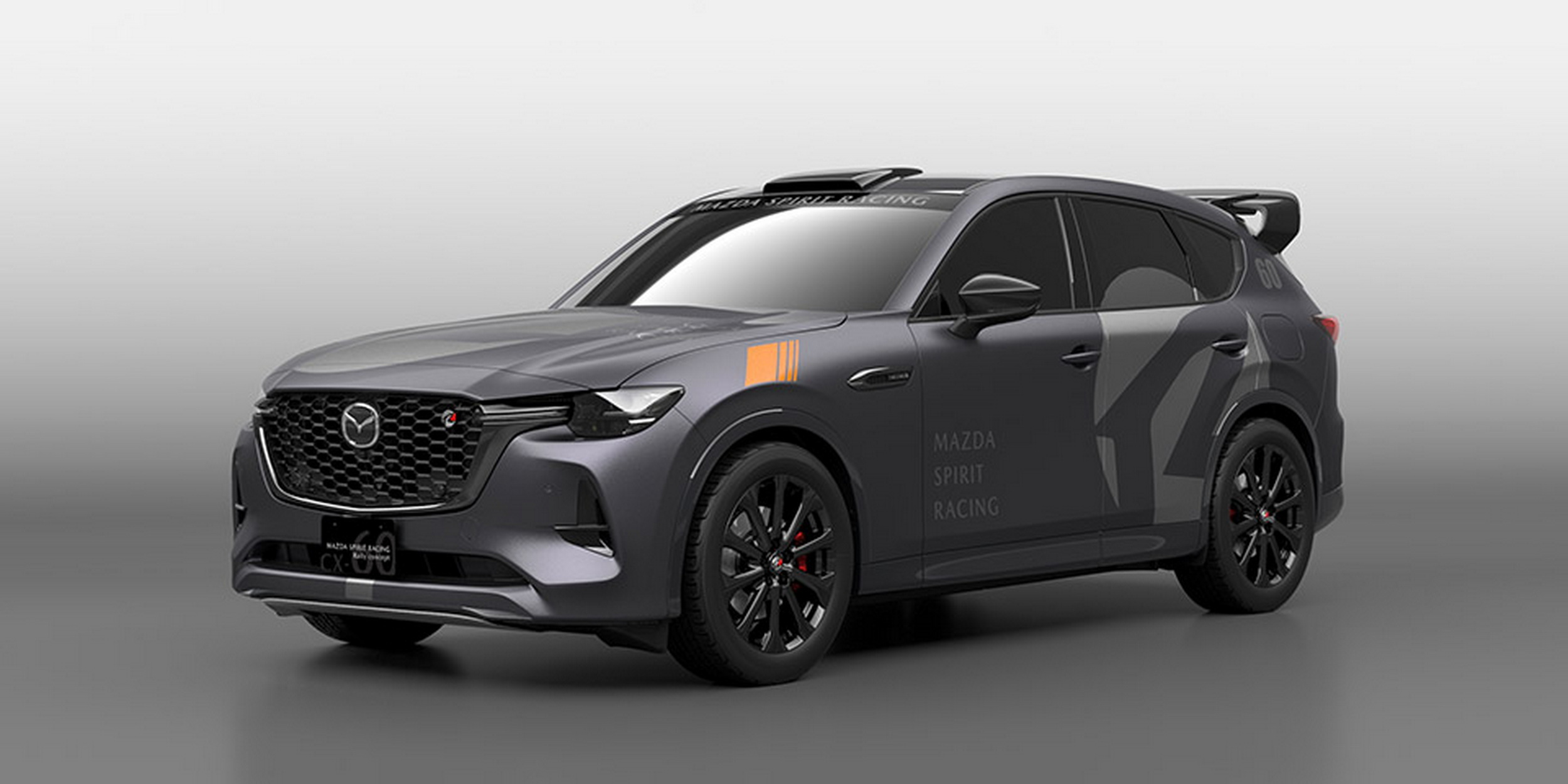 Mazda Spirit Racing CX-60 Rally Concept Sports A Rear Spoiler And ...